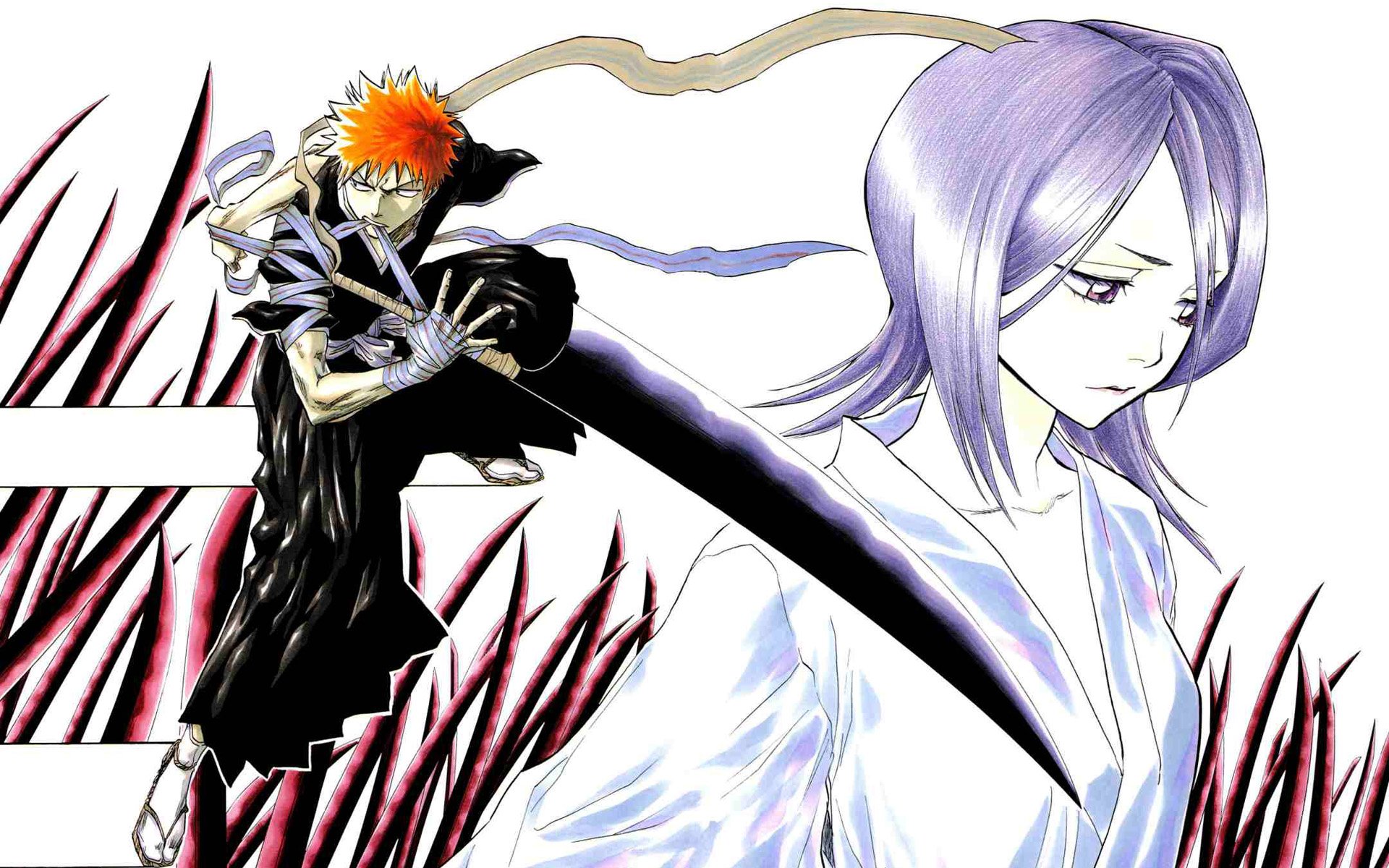 Download Rukia Kuchiki Ichigo Kurosaki Anime Bleach HD Wallpaper