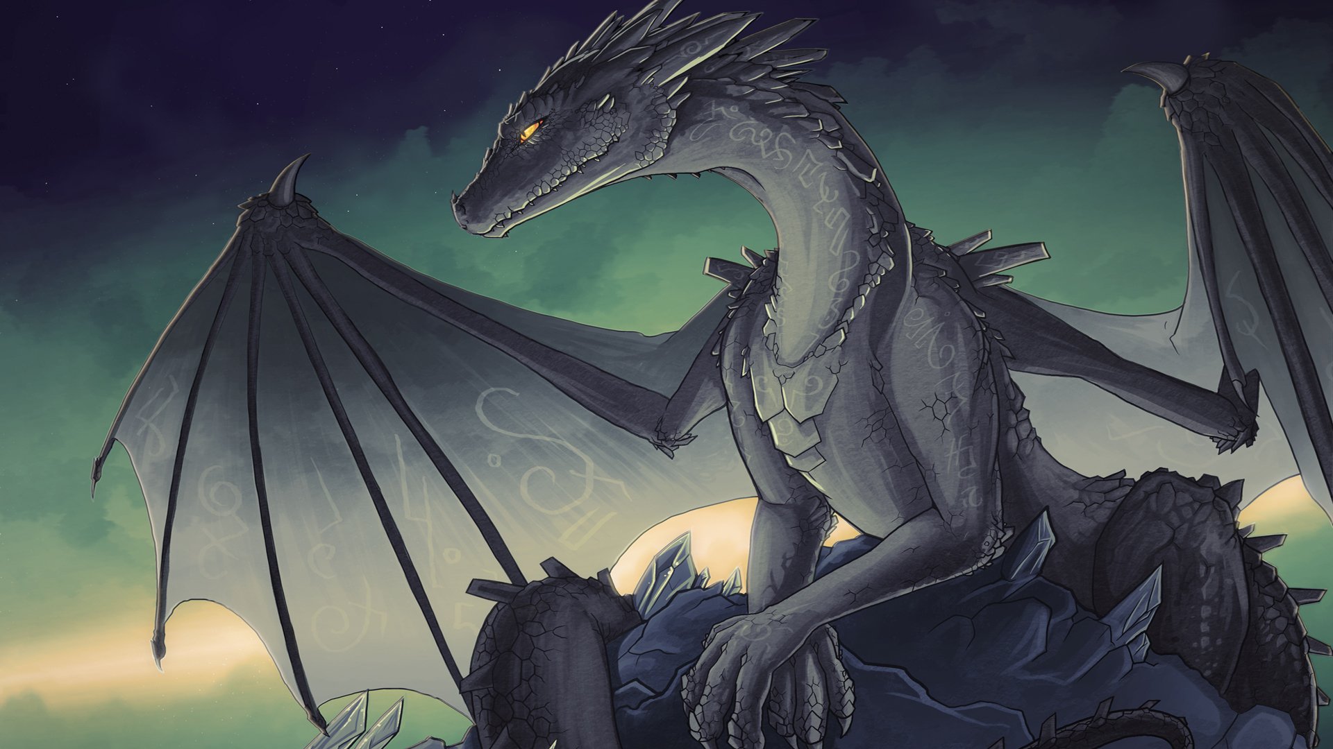 Majestic Dragon: HD Fantasy Wallpaper for Your Imagination | 1920x1080 ...