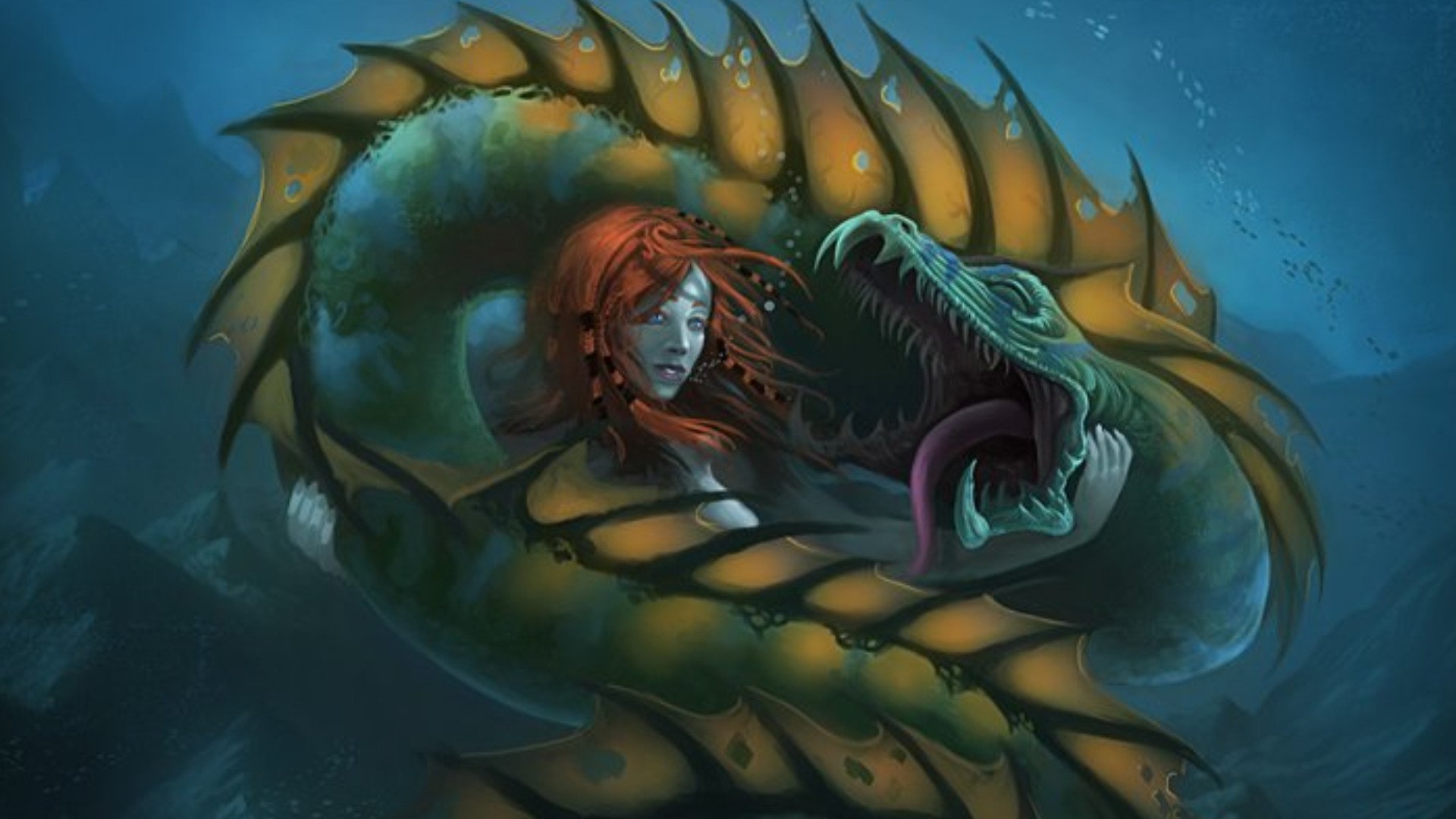 Download Fantasy Sea Monster HD Wallpaper