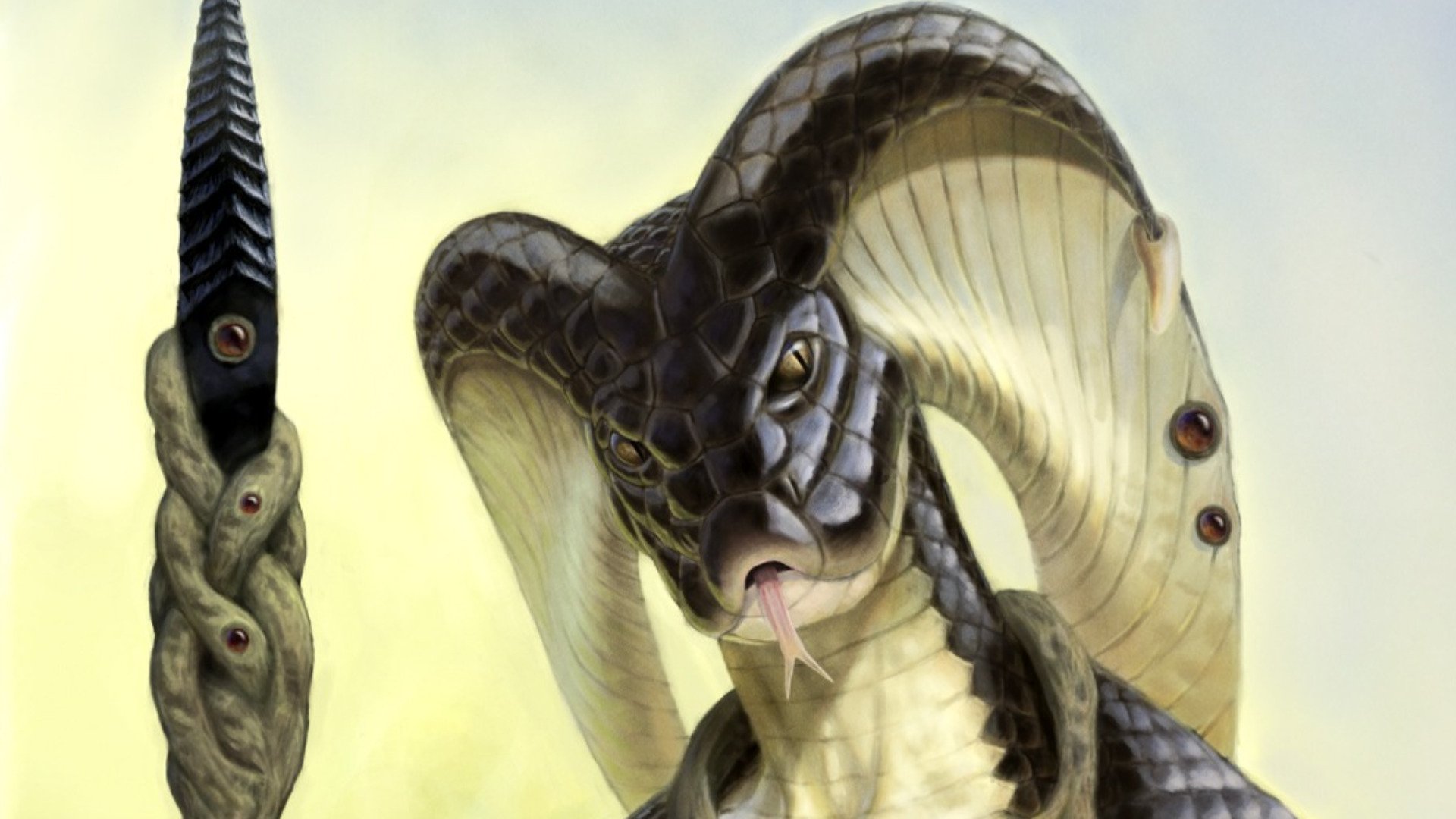 Nightcoil Warden — Fantasy Serpent HD Wallpaper | 1920x1080 | Wallpaper ...