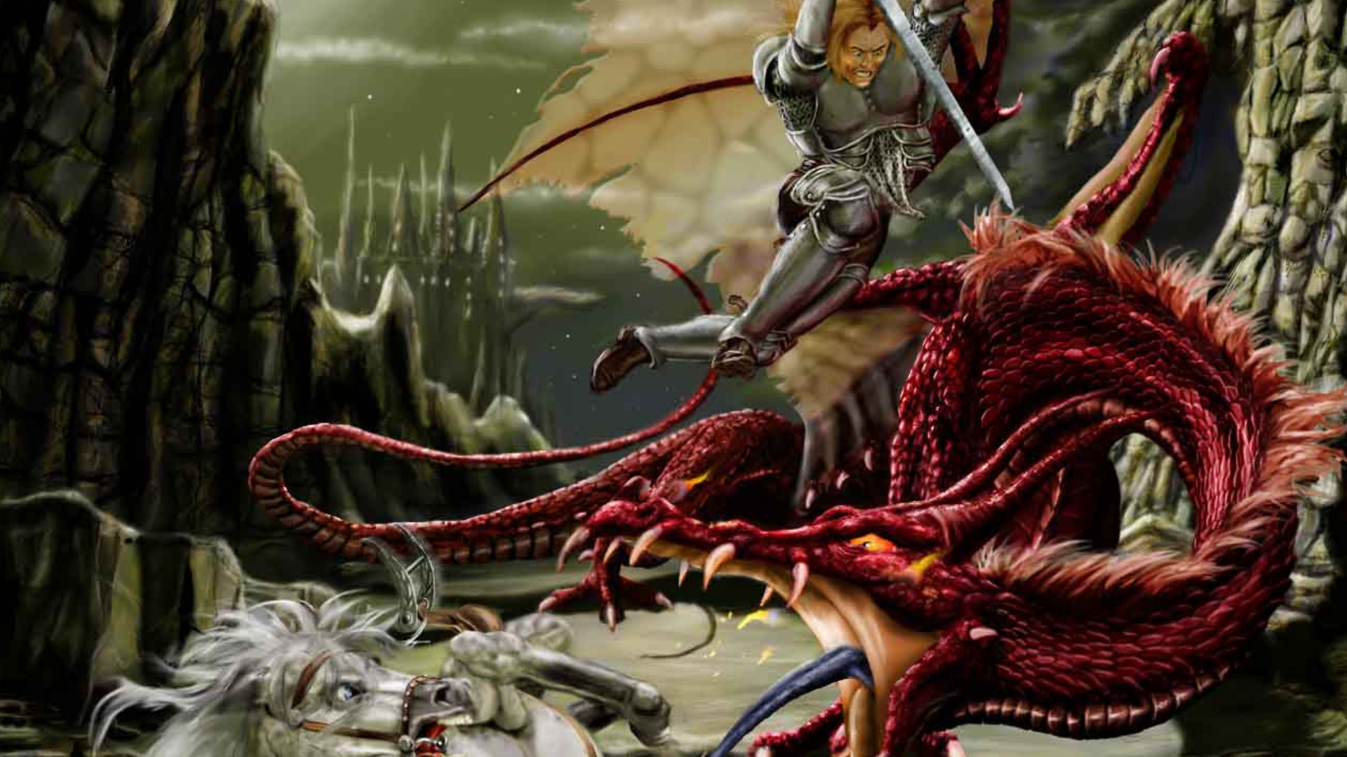 Download Fantasy Battle HD Wallpaper