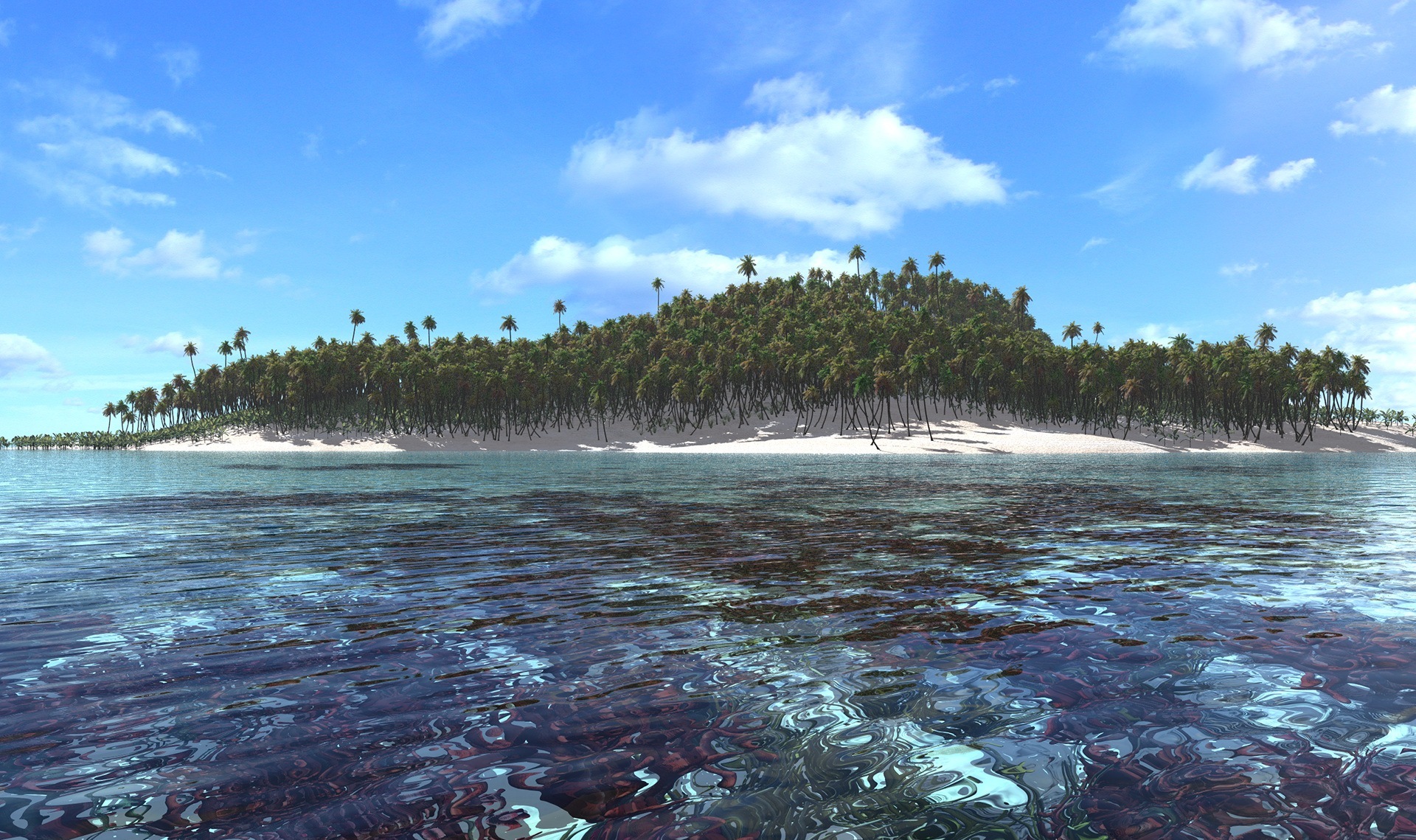 High Resolution Island Wallpaper