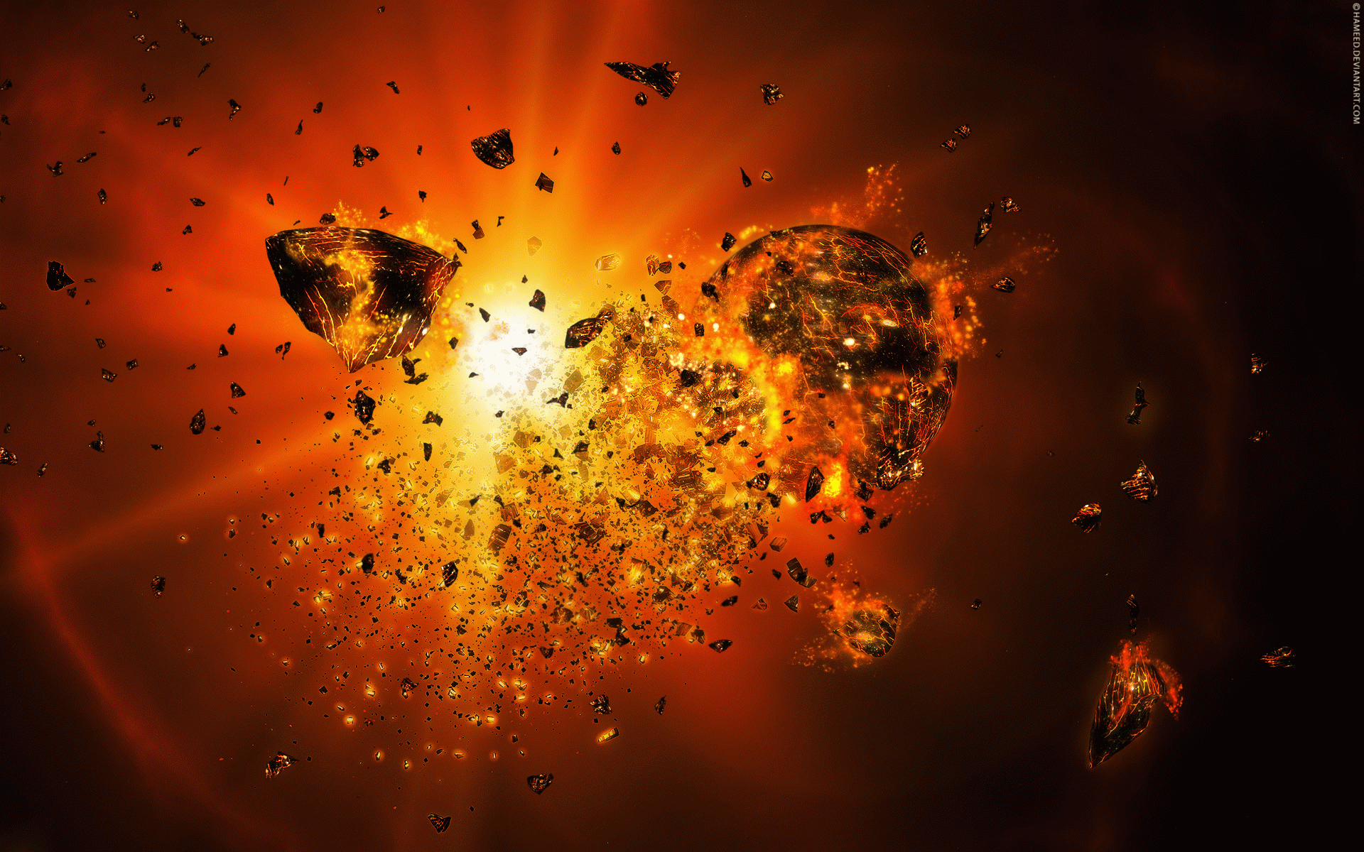 Download Sci Fi Explosion HD Wallpaper