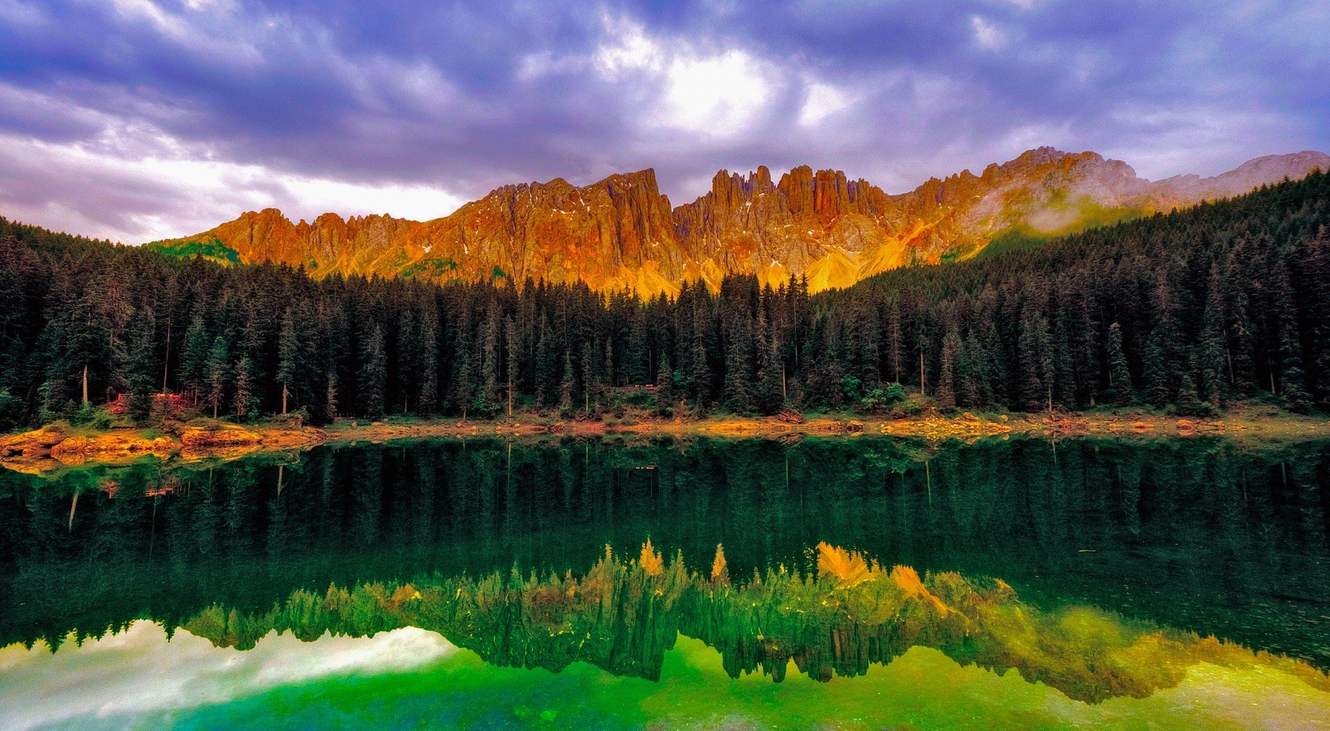 Download Nature Reflection Wallpaper | 1920x1055 | Wallpaper Abyss