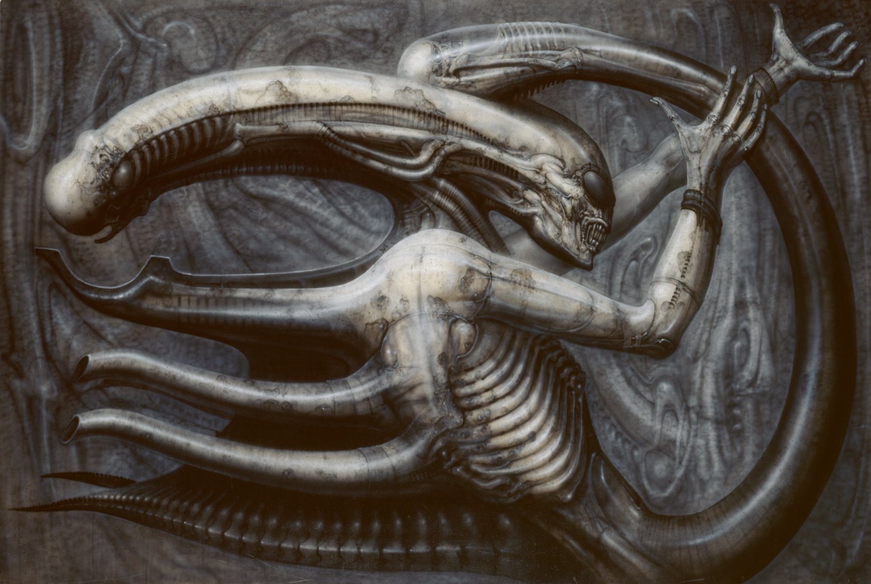 Alien Visions: HD Sci-Fi Wallpaper by H.R. Giger