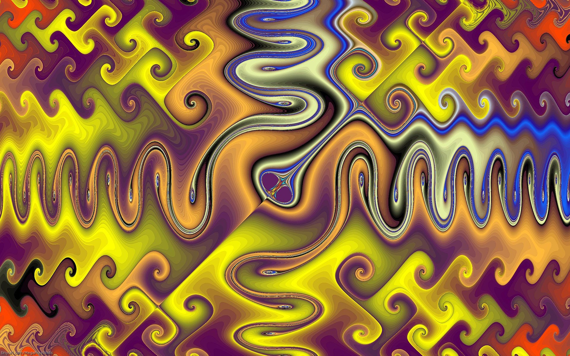 Prismatic Wave Pattern — Abstract HD Wallpaper