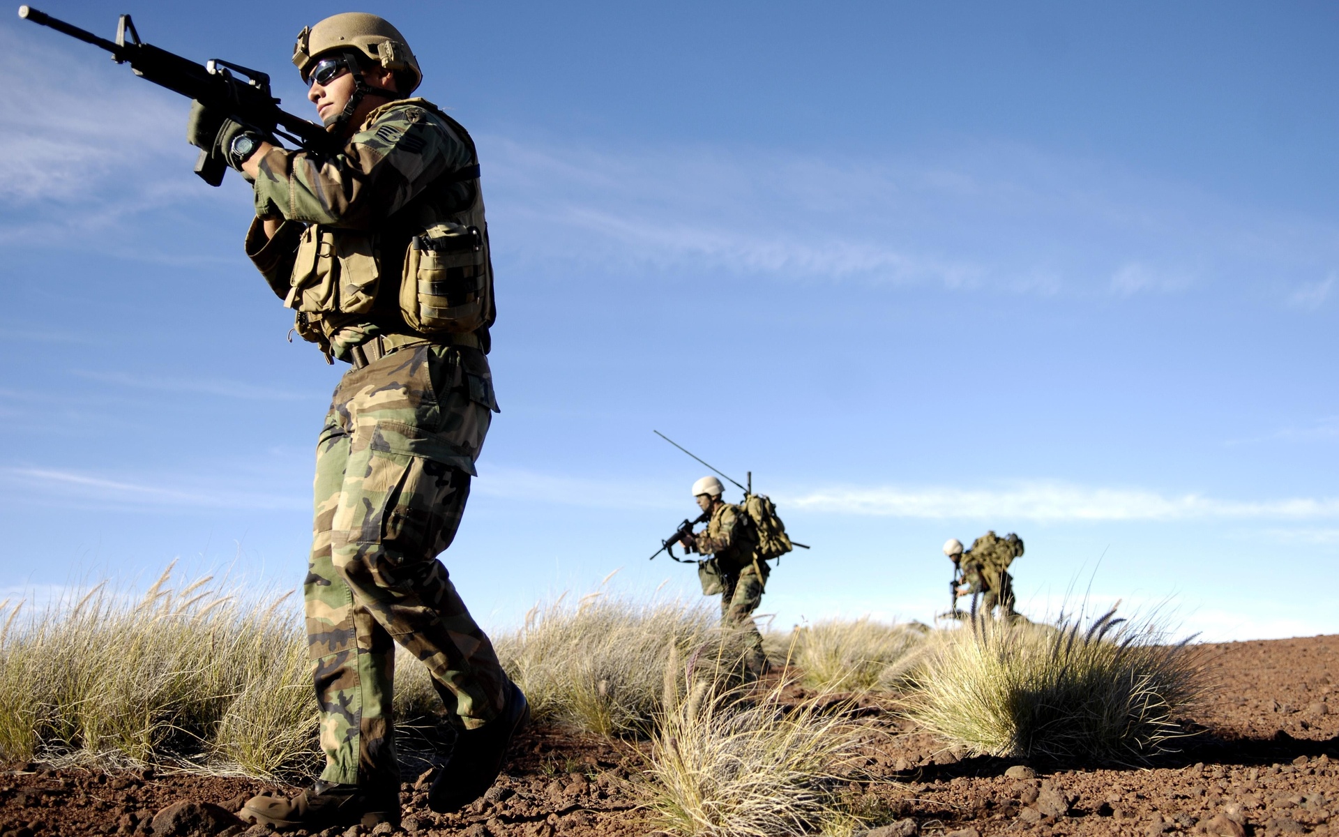 Download Military Soldier HD Wallpaper