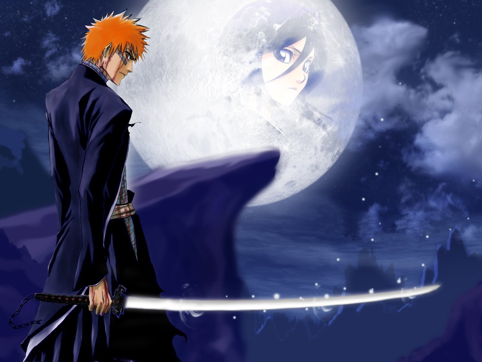 Download Rukia Kuchiki Ichigo Kurosaki Anime Bleach Wallpaper ...