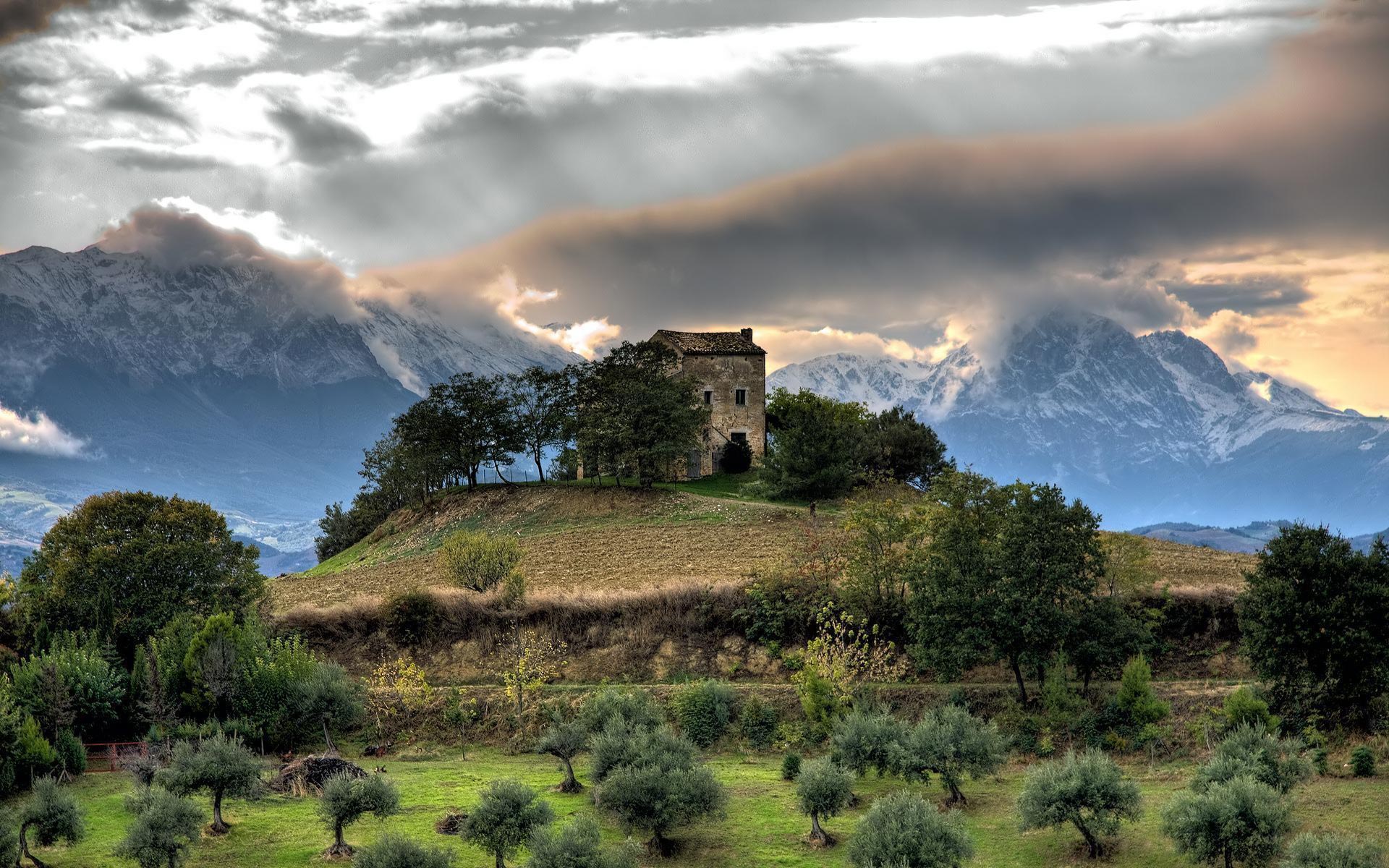 Download Hill Mountain House Photography Place HD Wallpaper by rhlincoln51