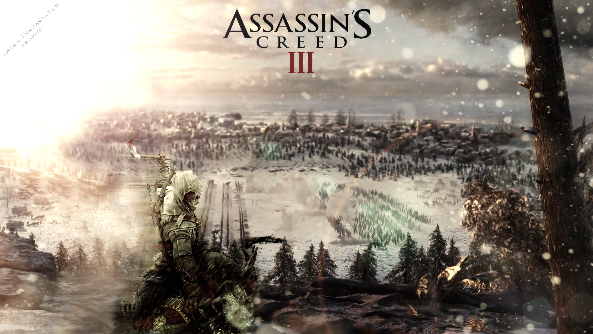 Assassin's Creed 3 Fan Wallpaper by SagnolTheGangster