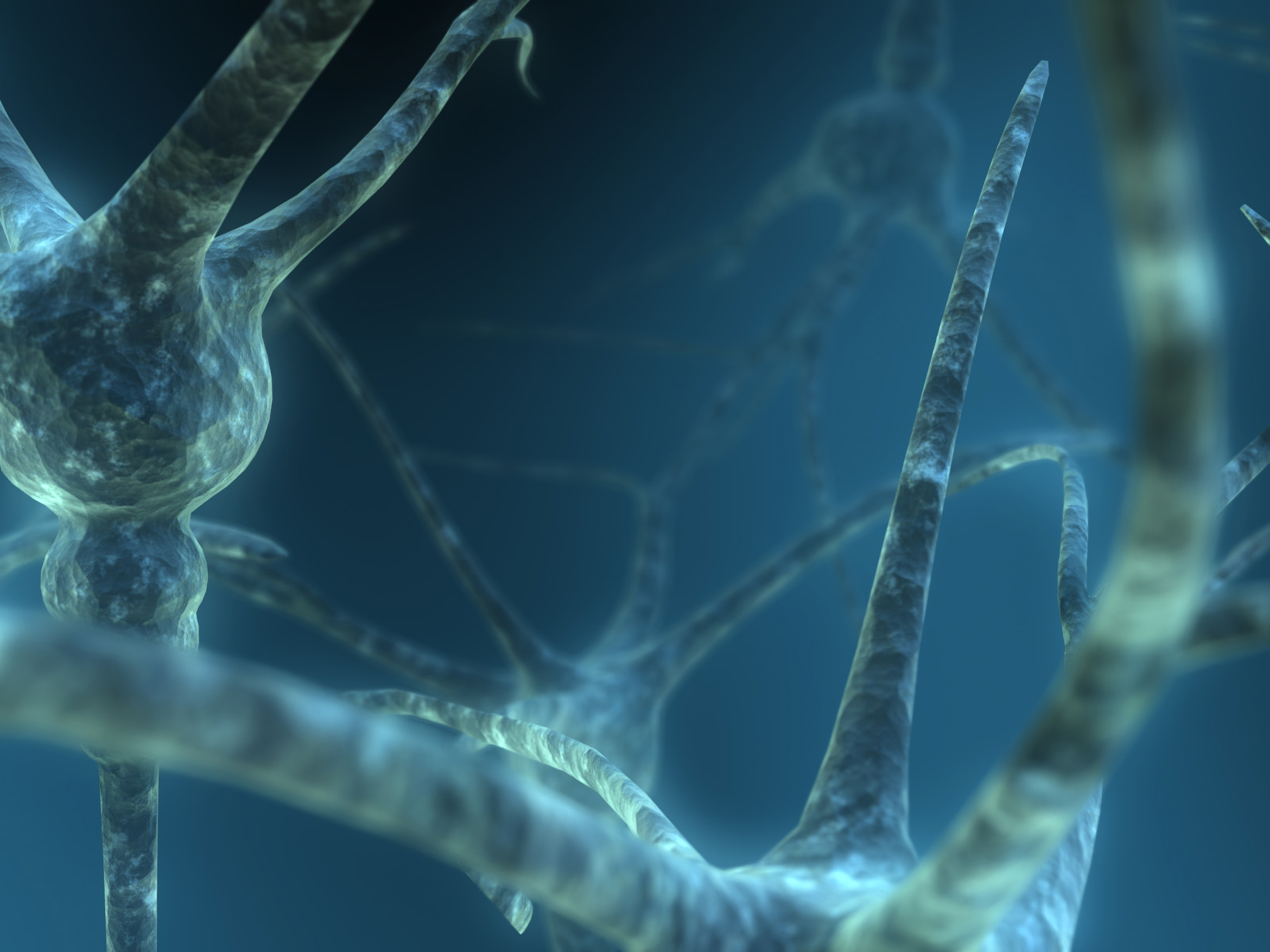 Artistic Neurons: A Stunning HD Wallpaper