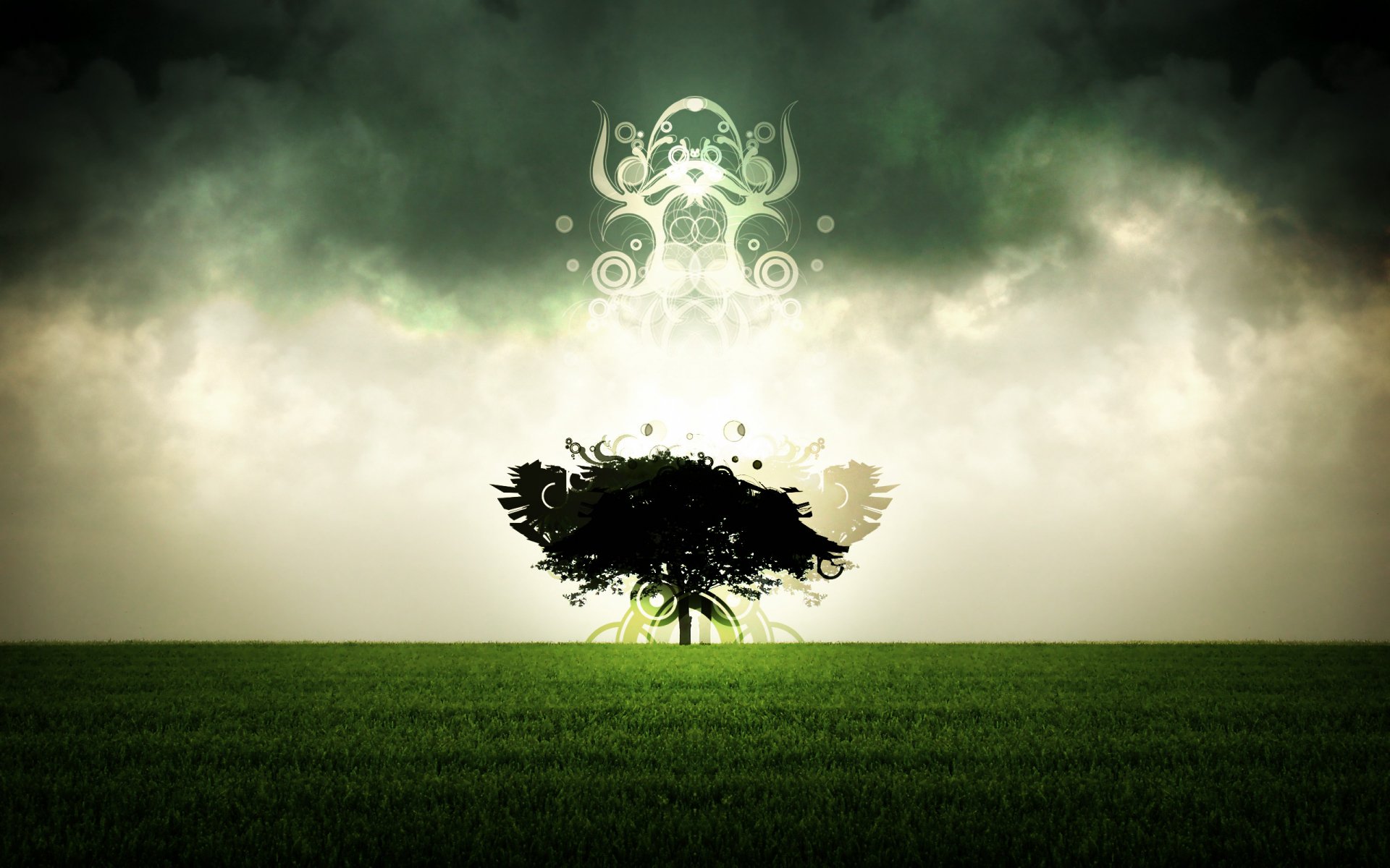 Download Green Artistic Nature HD Wallpaper