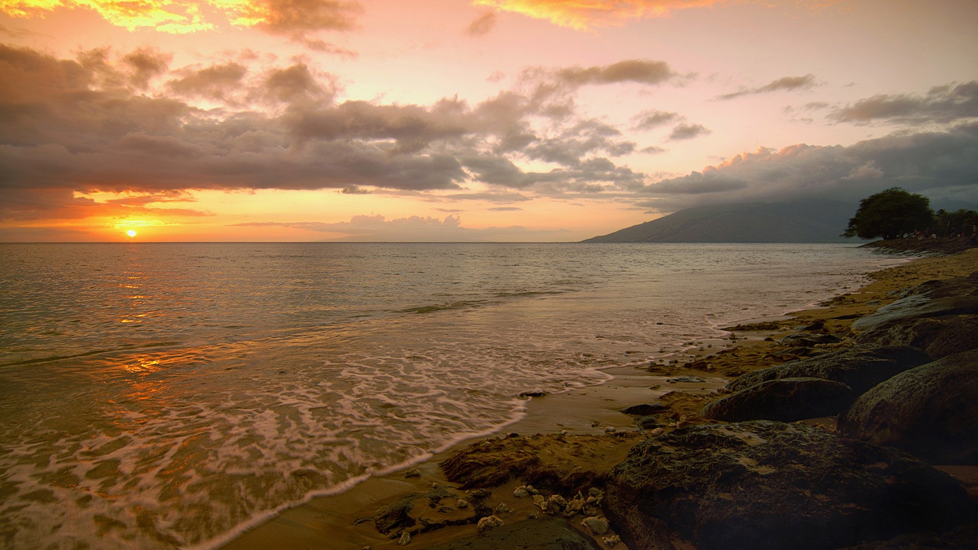 Download Nature Sunset HD Wallpaper | 1920x1080 | Wallpaper Abyss