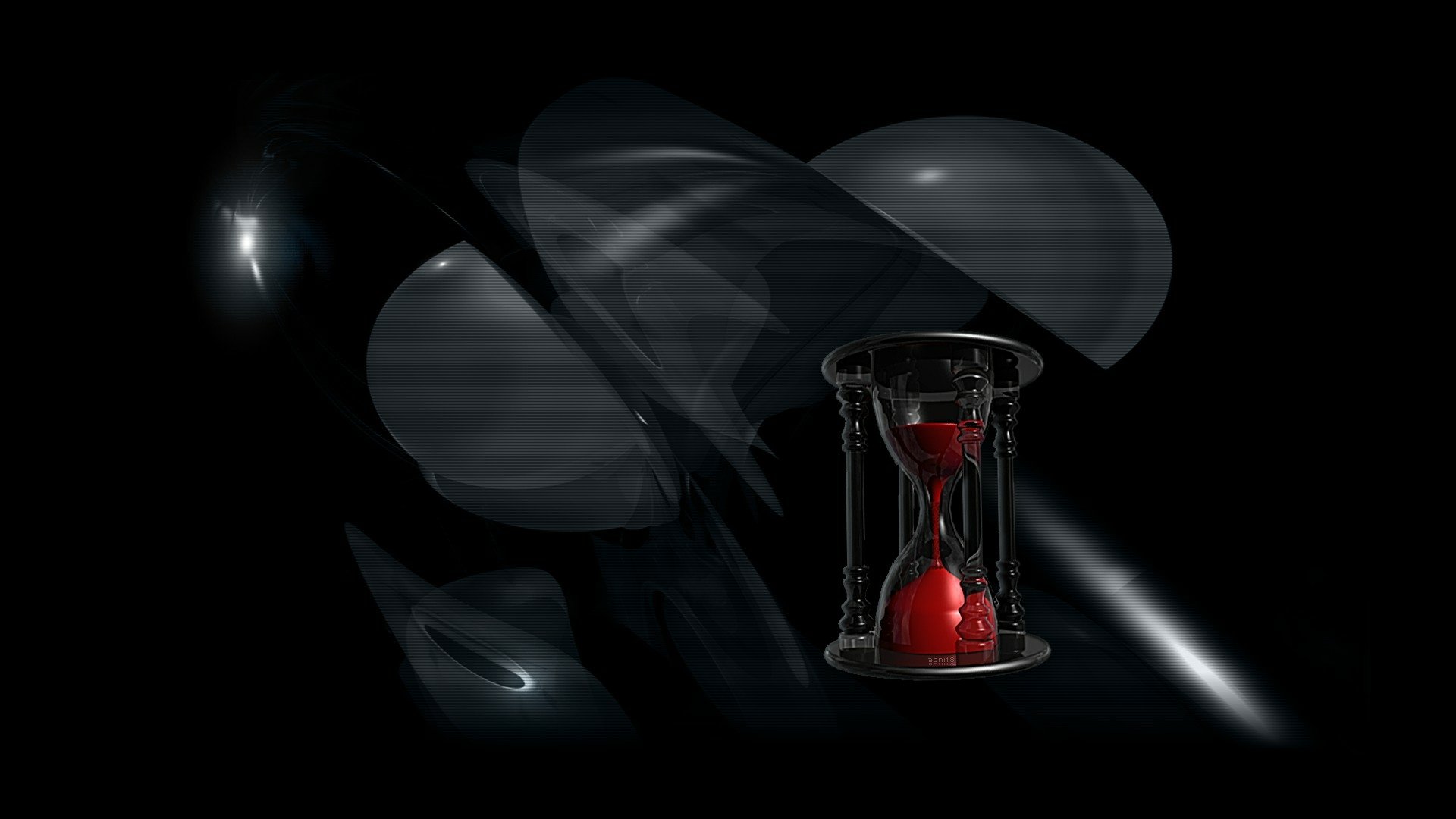 Broken Hourglass Wallpaper