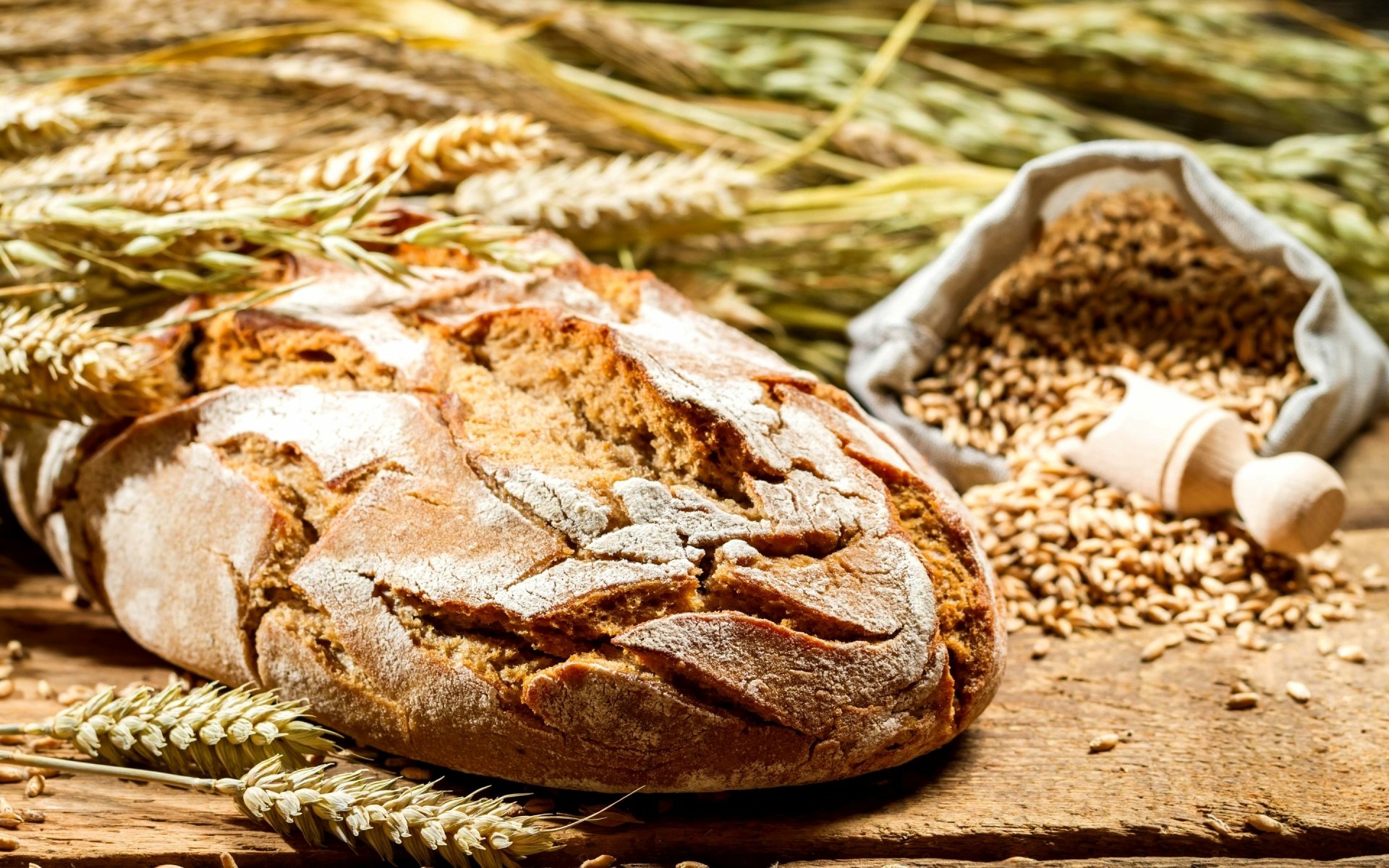 Download Food Bread HD Wallpaper