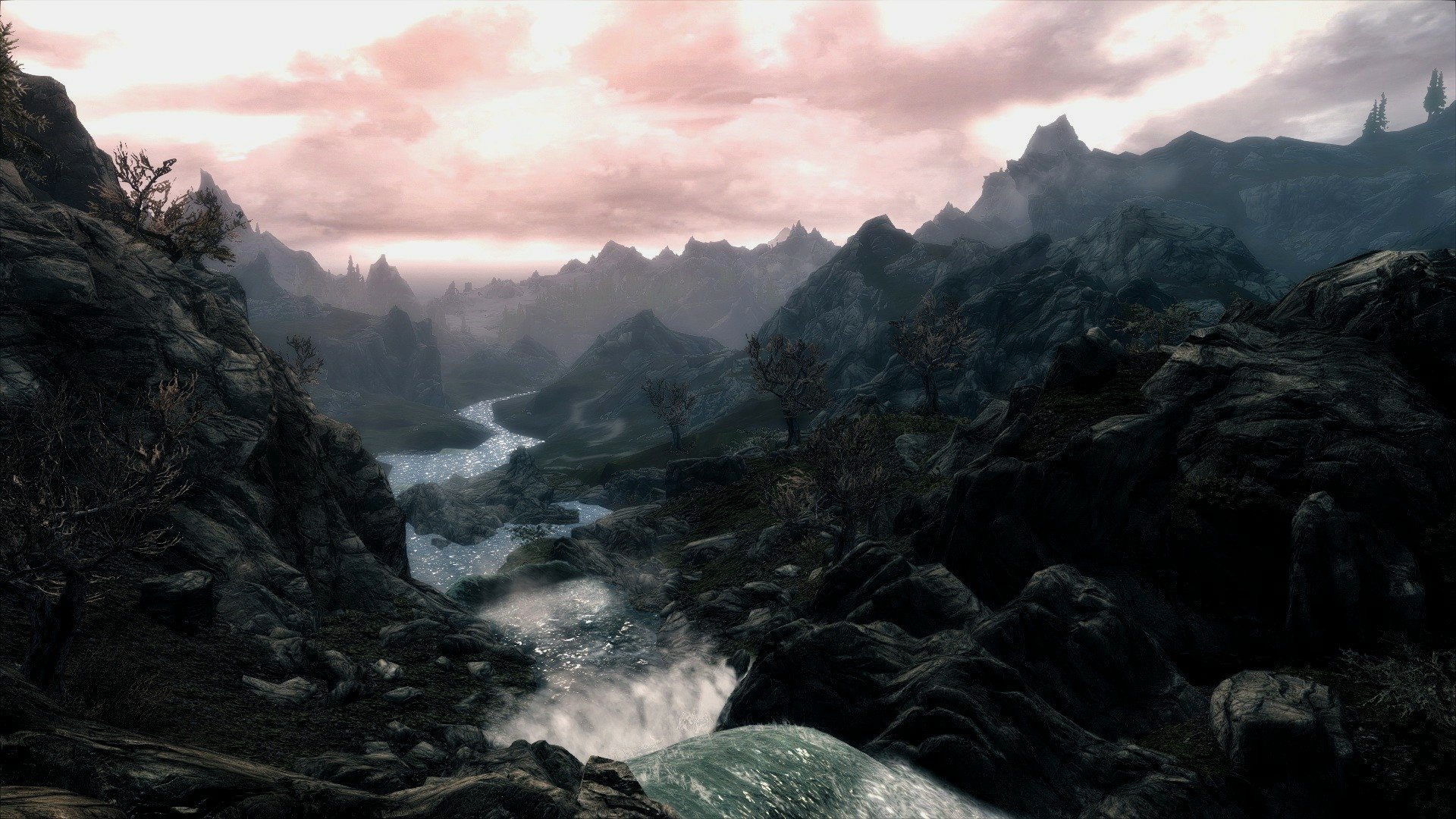 HD Wallpaper of Skyrim's Stunning Landscapes