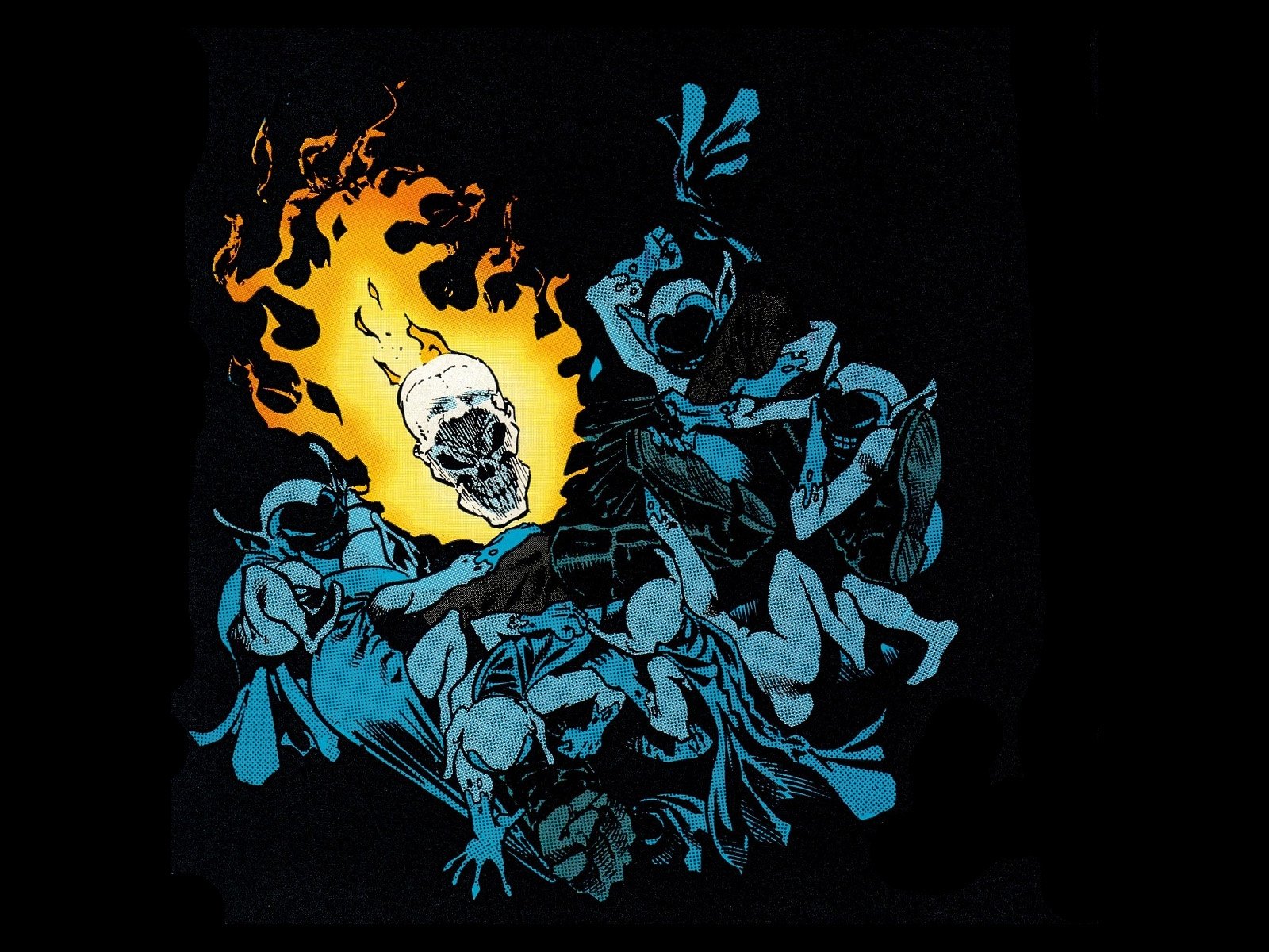 Ghost Rider HD Comic Blaze Wallpaper