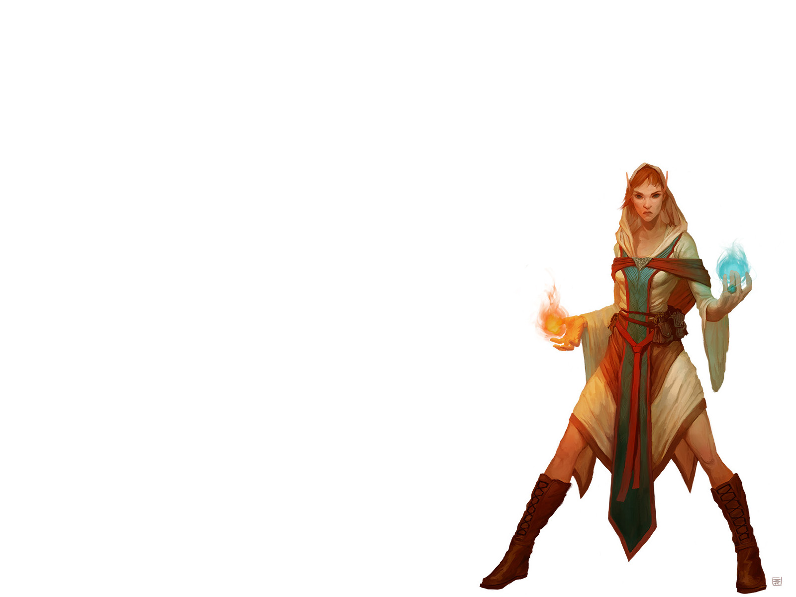 Download Fantasy Sorcerer Wallpaper by Denman Rooke