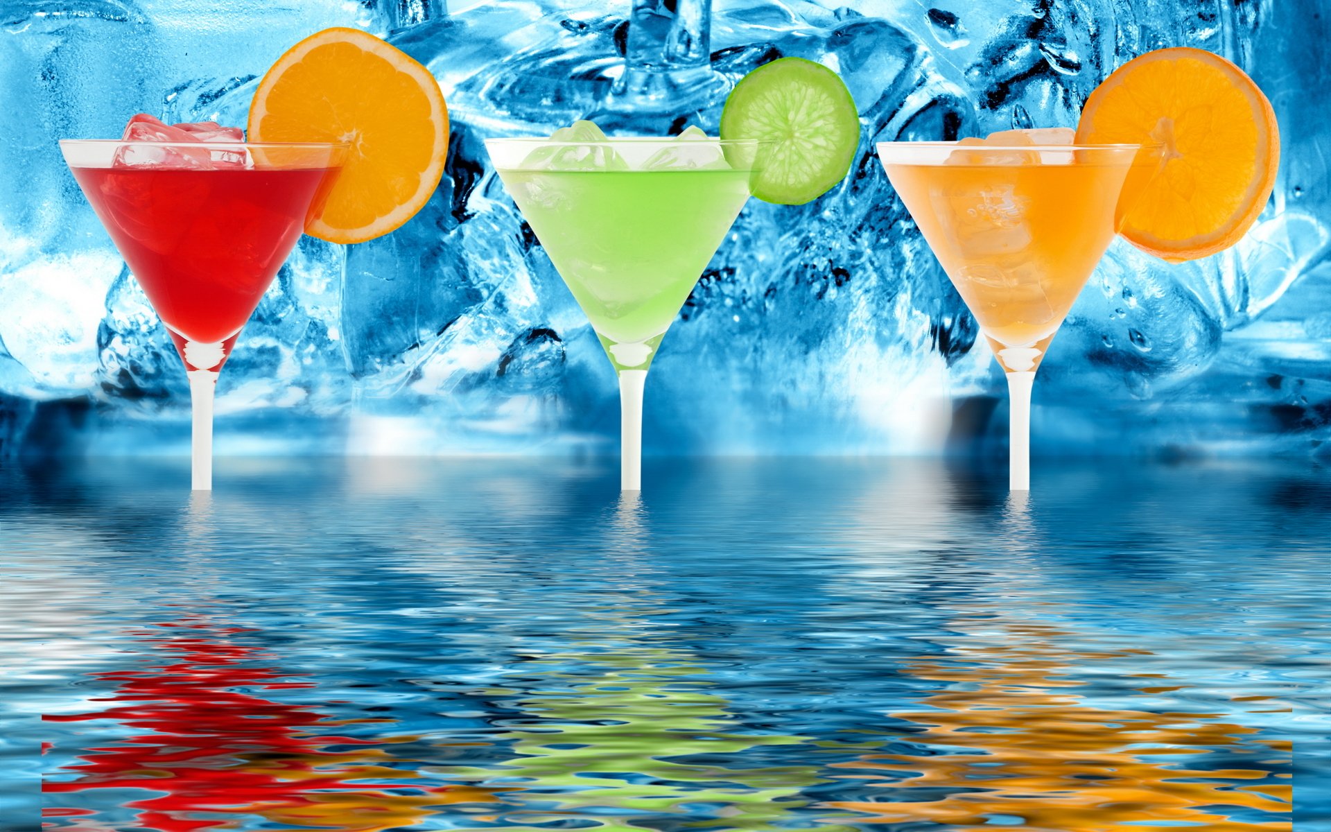 Refreshing Cocktail Delights HD Wallpaper