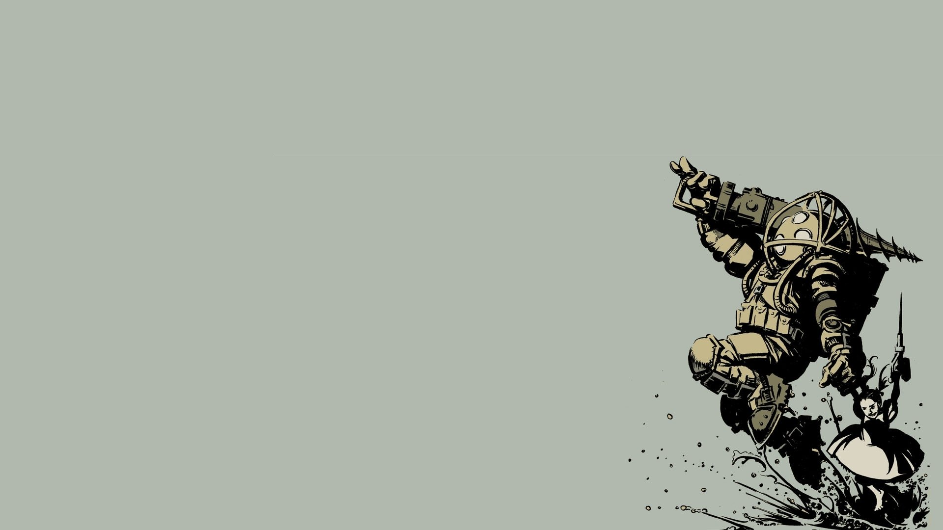 Bioshock Epic HD Wallpaper: Dive Into the Depths of Video Game Adventure