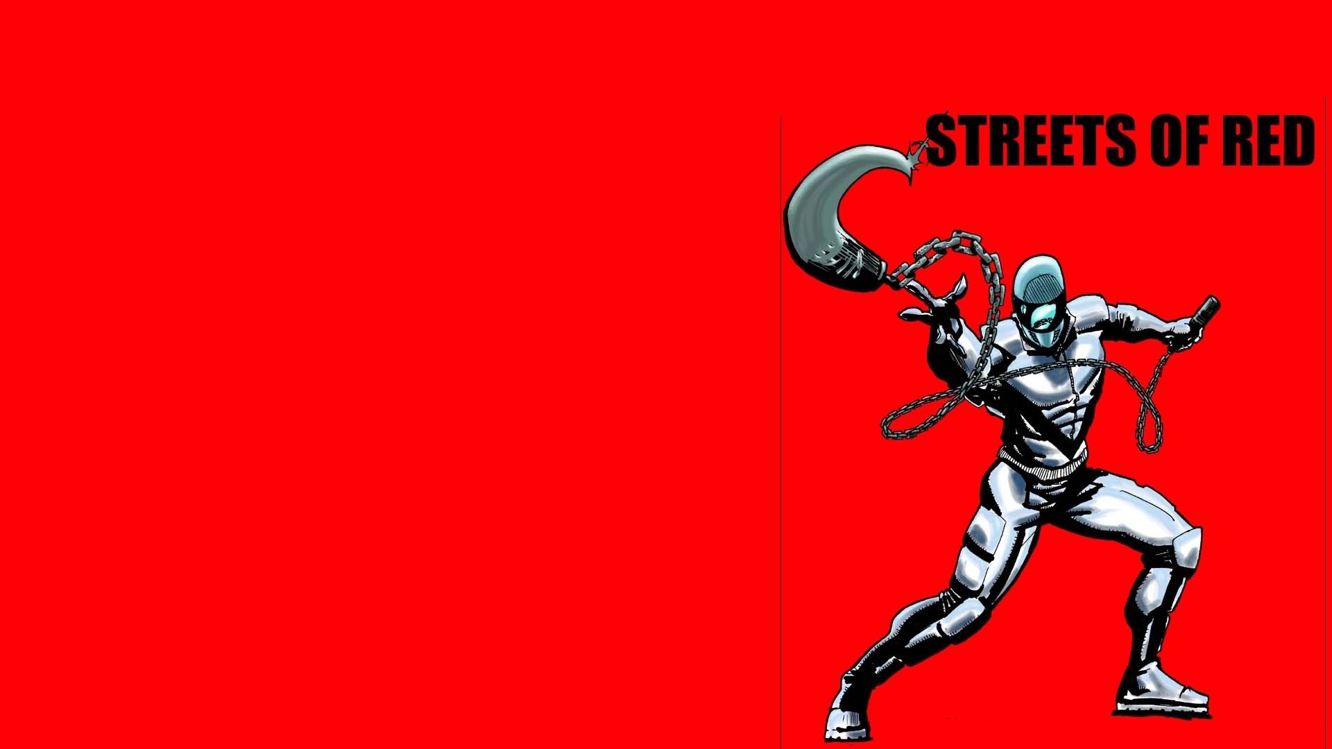 Download Comic Streets Of Red HD Wallpaper