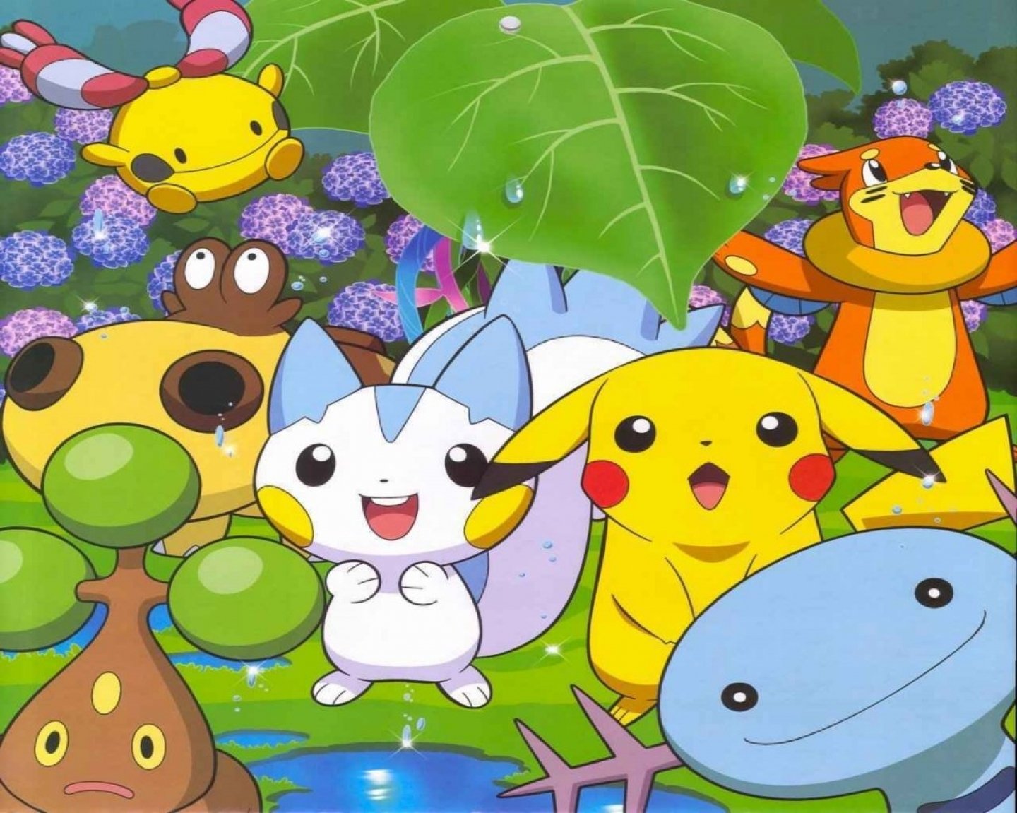 Vibrant Pokemon Adventure - HD Wallpaper