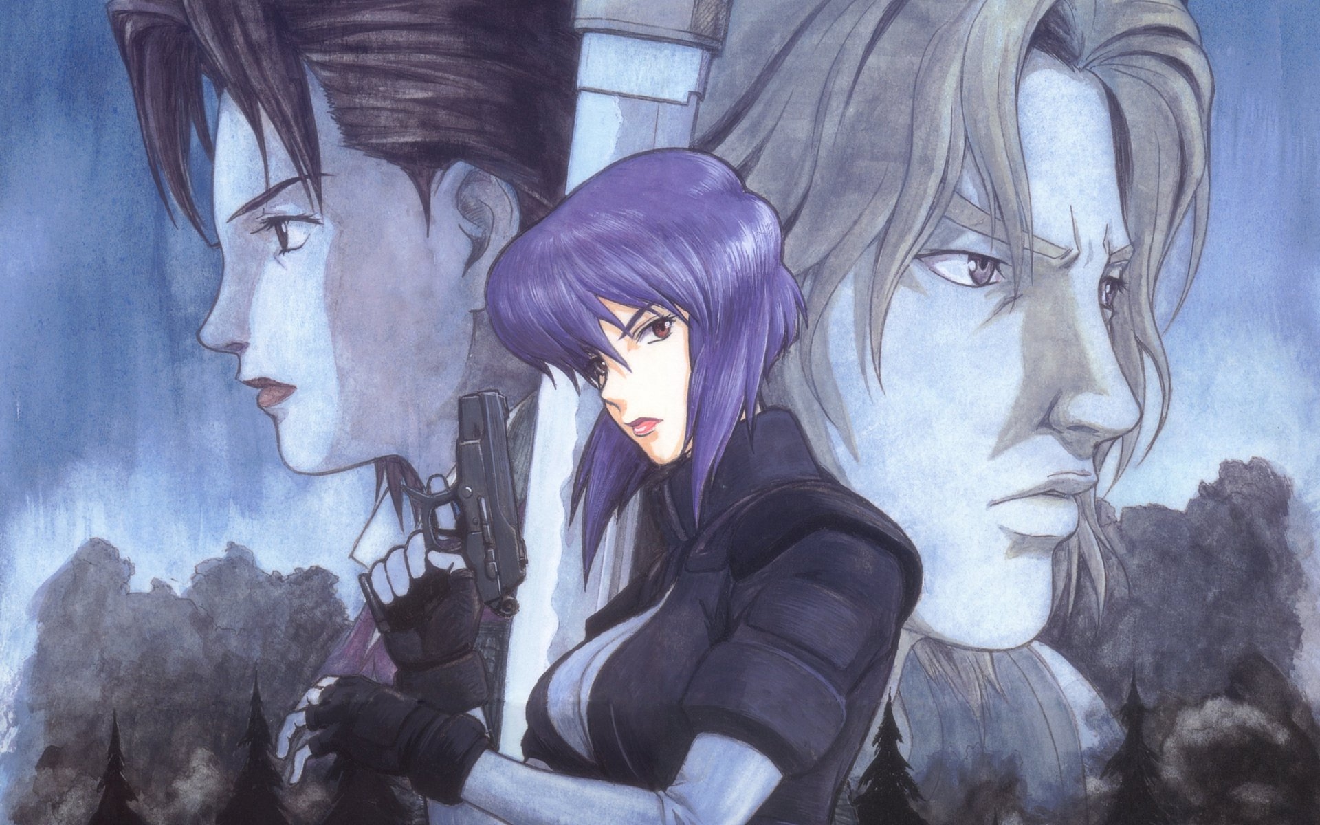 Download Anime Ghost In The Shell HD Wallpaper