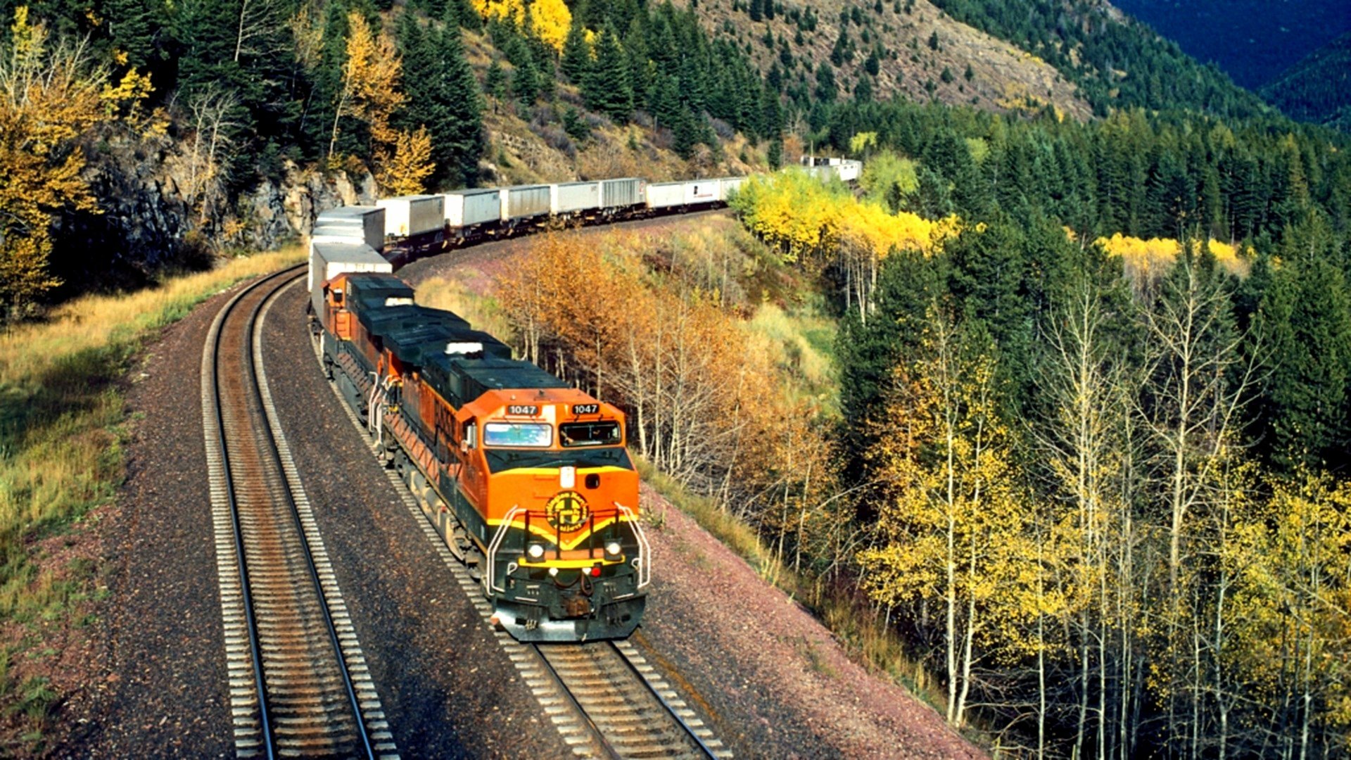 Scenic Train Journey - HD Wallpaper