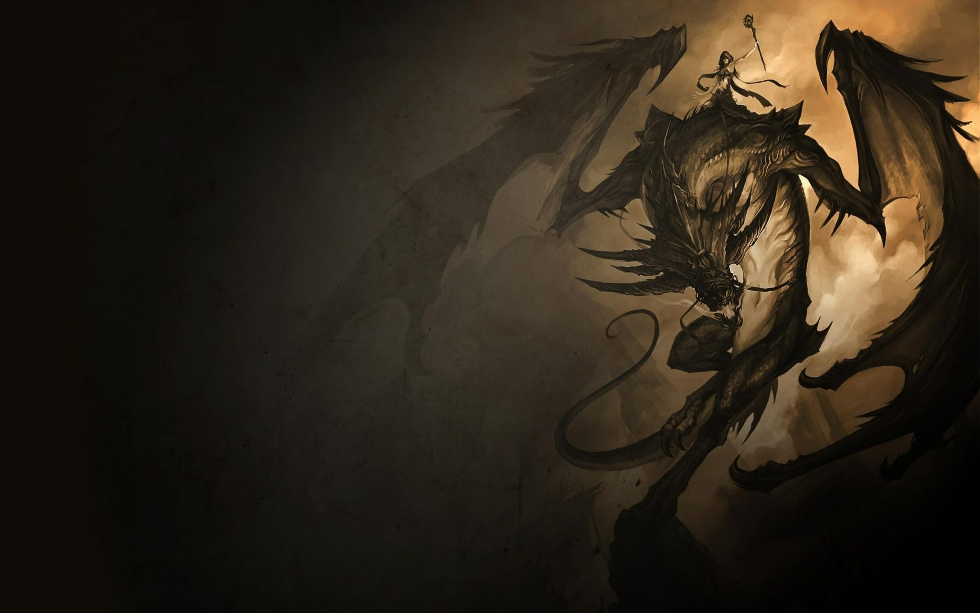 Mythic Dragon HD Wallpaper