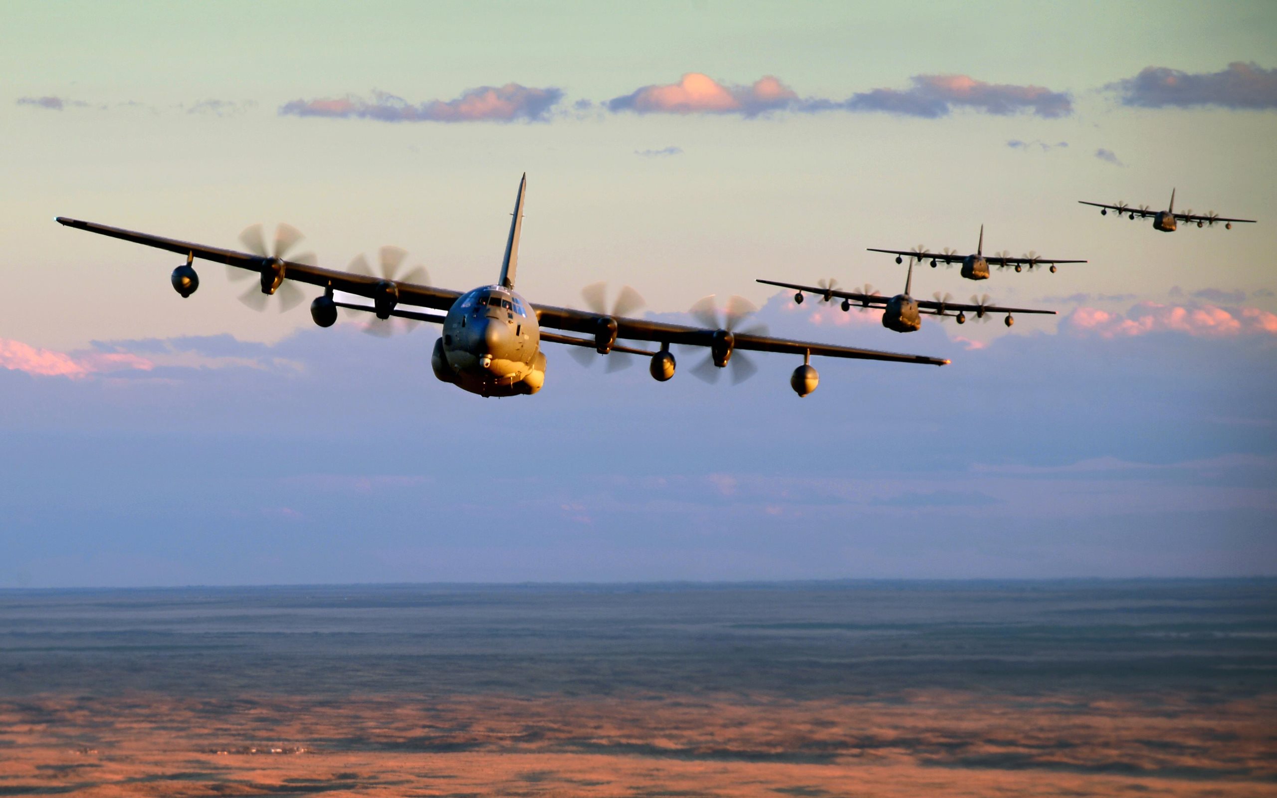Download Aircraft Airplane Military Lockheed MC-130 HD Wallpaper