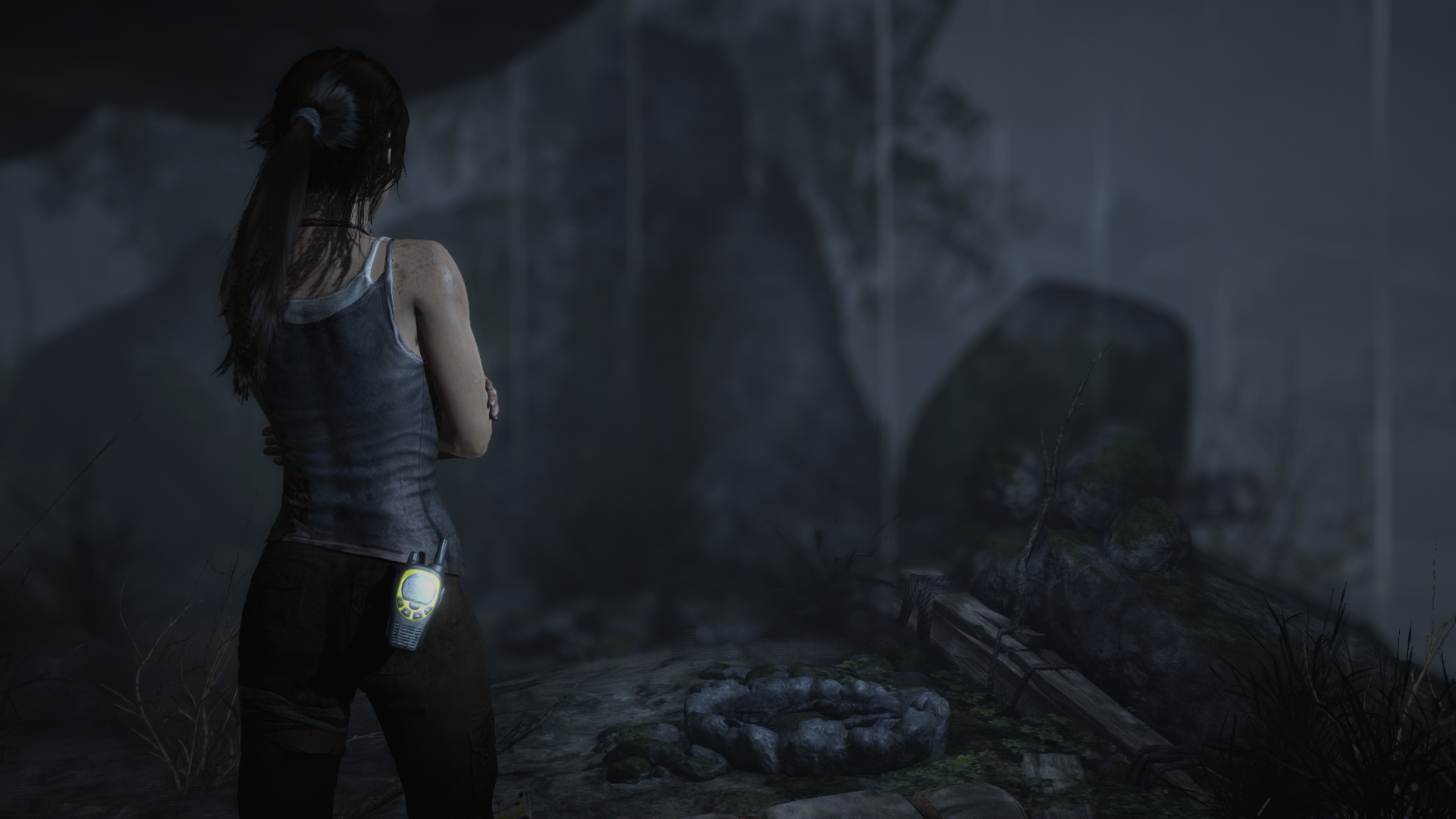 Lara Croft in the Rain by BubbaTheGecko