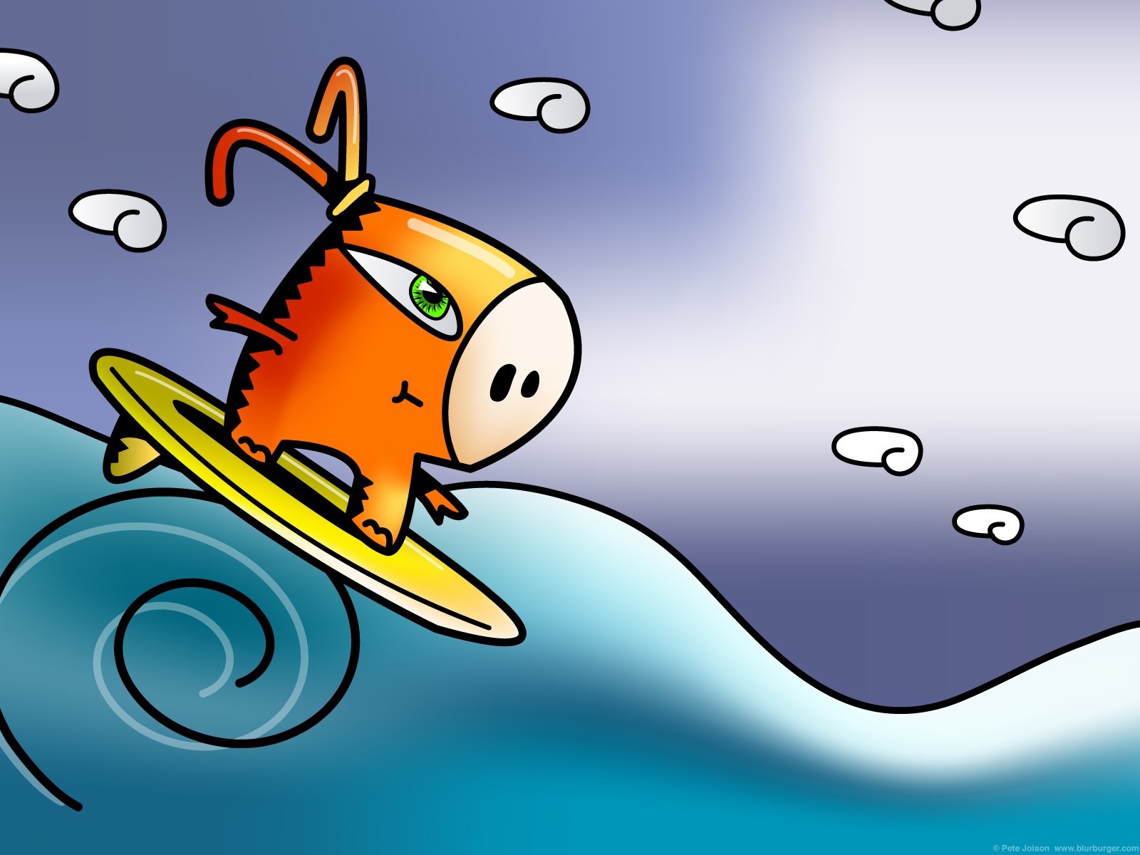 Download Artistic Blurburger Wallpaper