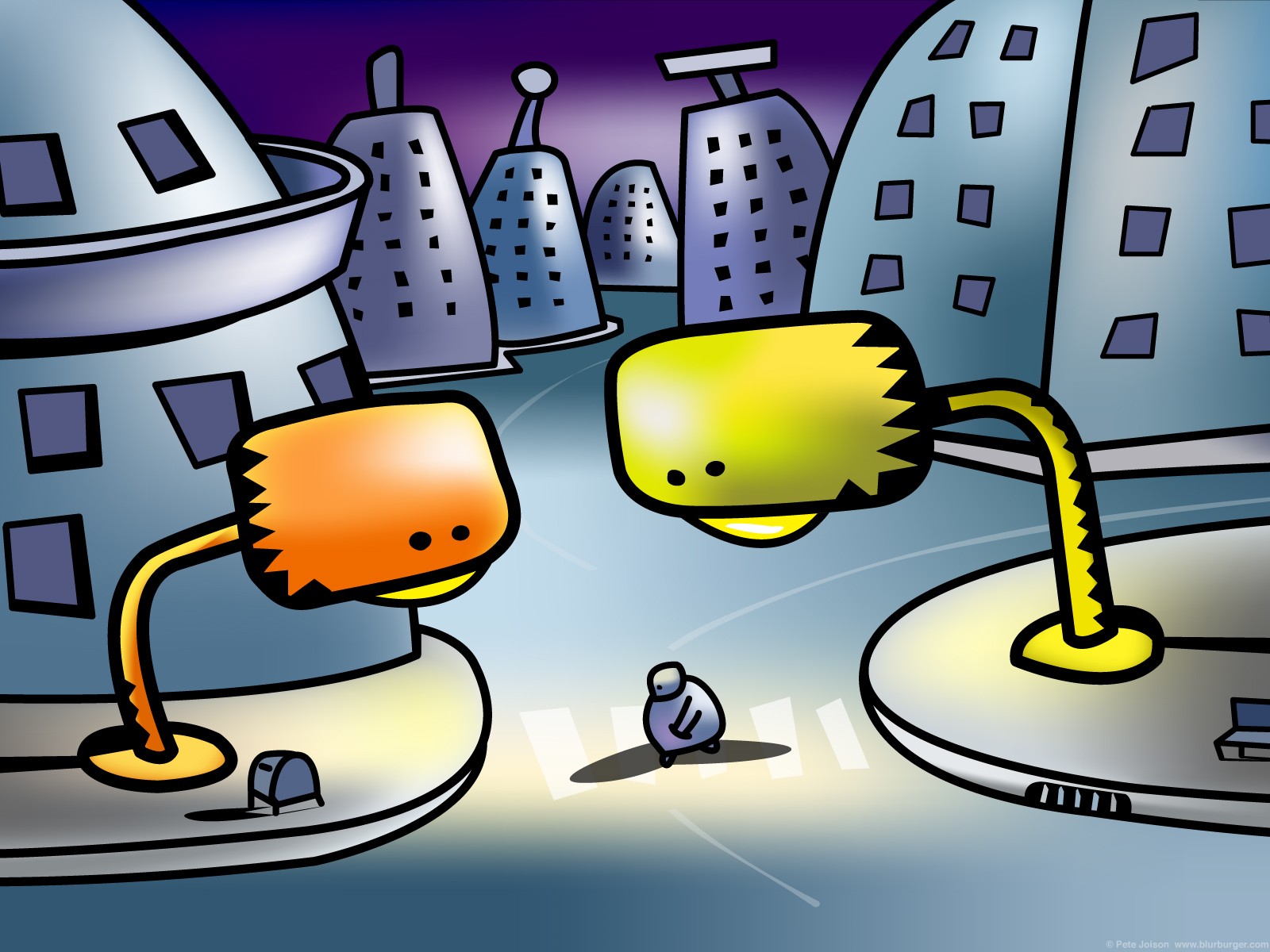 Download Artistic Blurburger Wallpaper