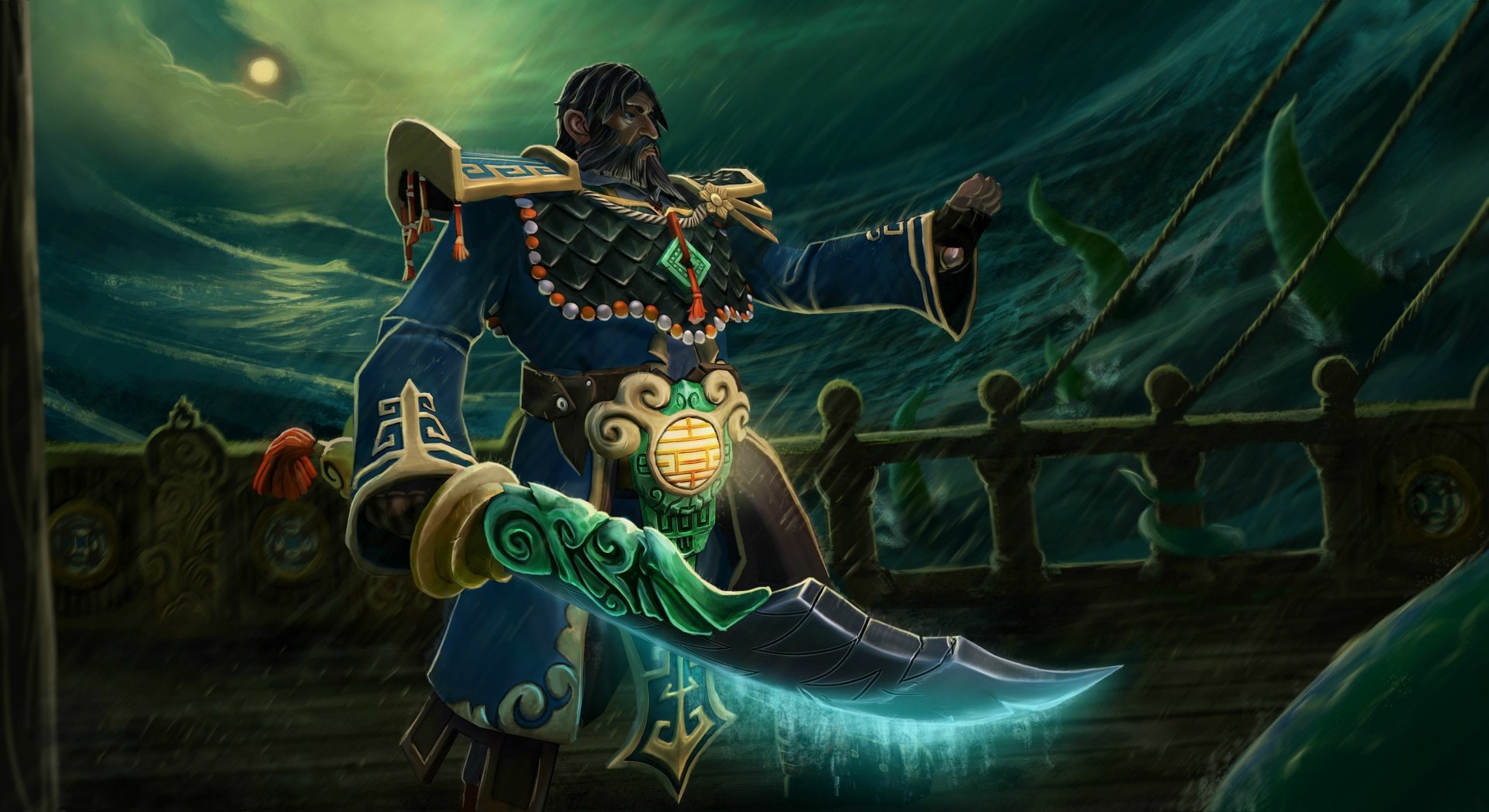 Dota 2 4K Ultra: Emerald Blade Assassin | 4029x2198 | Wallpaper Abyss