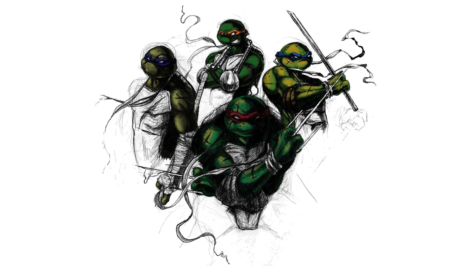 TMNT Comic HD Wallpaper — Heroes in a Half-Shell | 1920x1080 ...