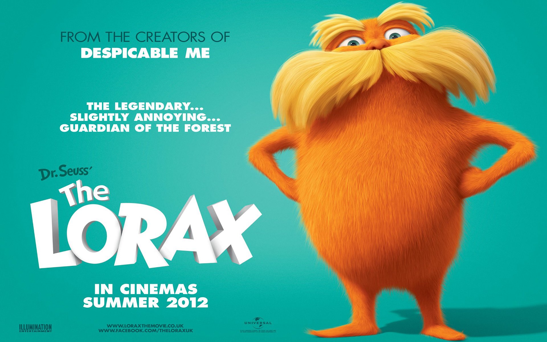 The Lorax HD Wallpaper – Legendary Guardian of the Forest Movie Poster