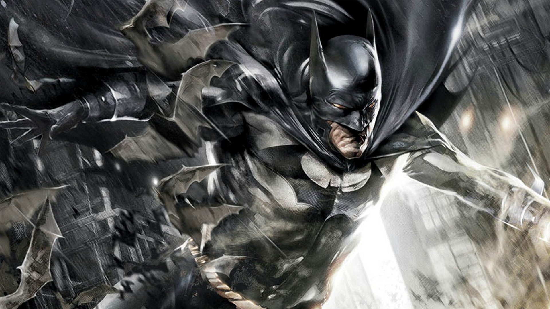 Dynamic Batman HD Wallpaper - A Comic Masterpiece