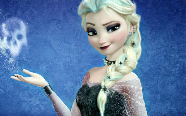Elsa's Winter Magic - Frozen HD Wallpaper