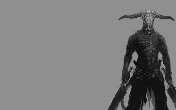 Capra Demon HD Wallpaper – Dark Souls Epic Video Game Art
