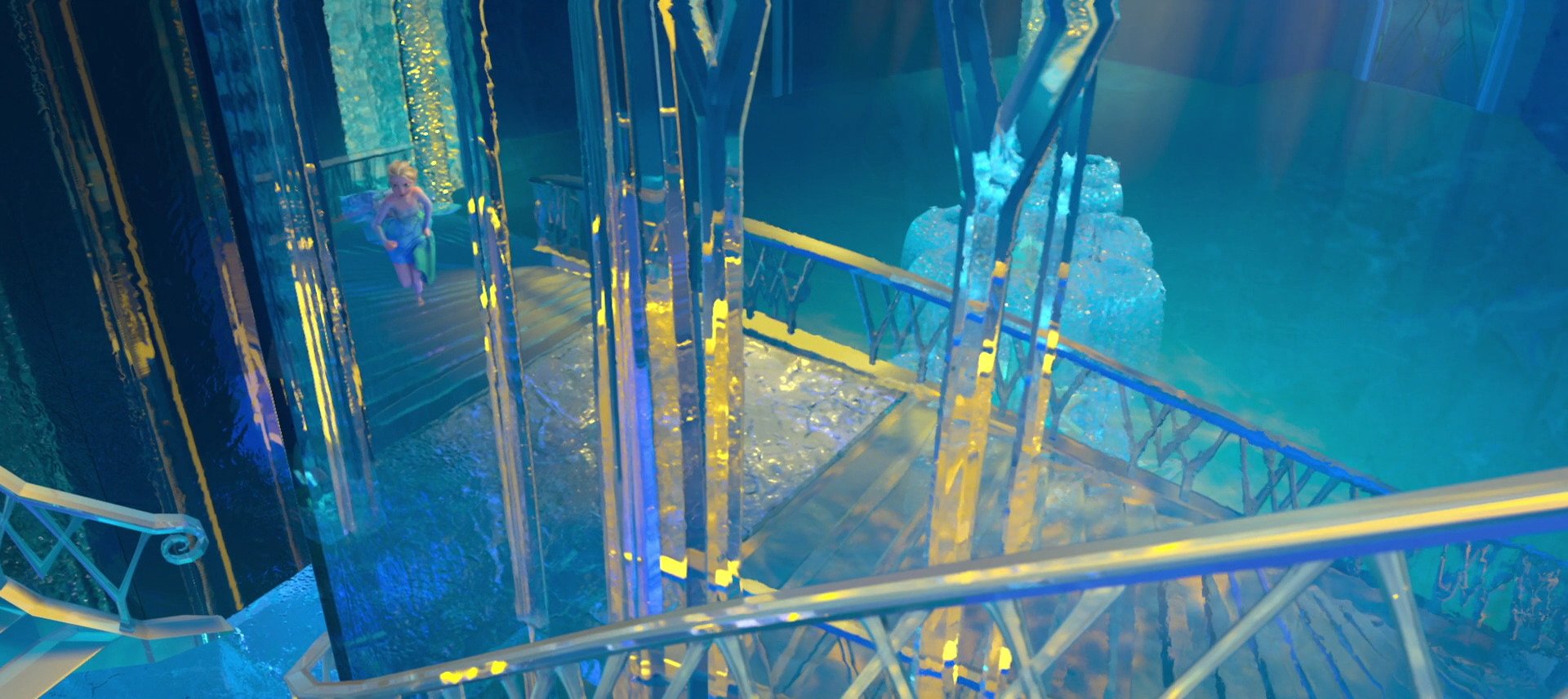 Elsa’s Ice Palace – Stunning Frozen Movie HD Wallpaper