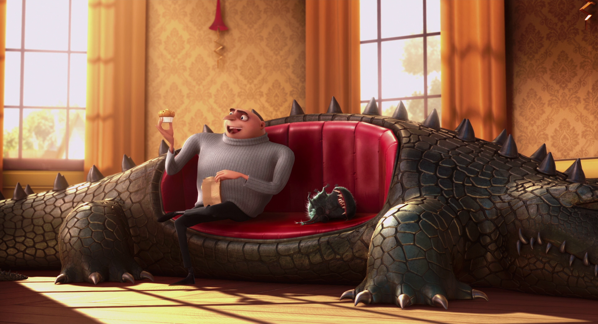 Gru's Ultimate Lounge: Despicable Me HD Wallpaper Delight