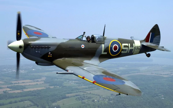 Download Warplane Military Supermarine Spitfire 4k Ultra HD Wallpaper ...