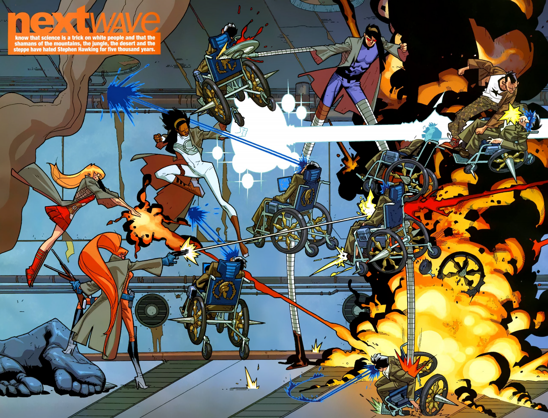 Download Comic Nextwave HD Wallpaper