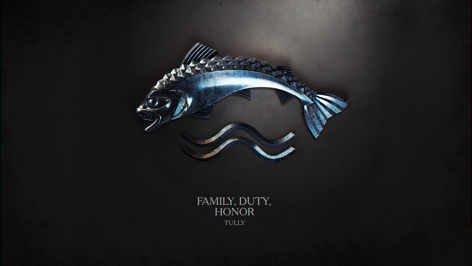 Game of Thrones HD: House Tully Emblem Wallpaper