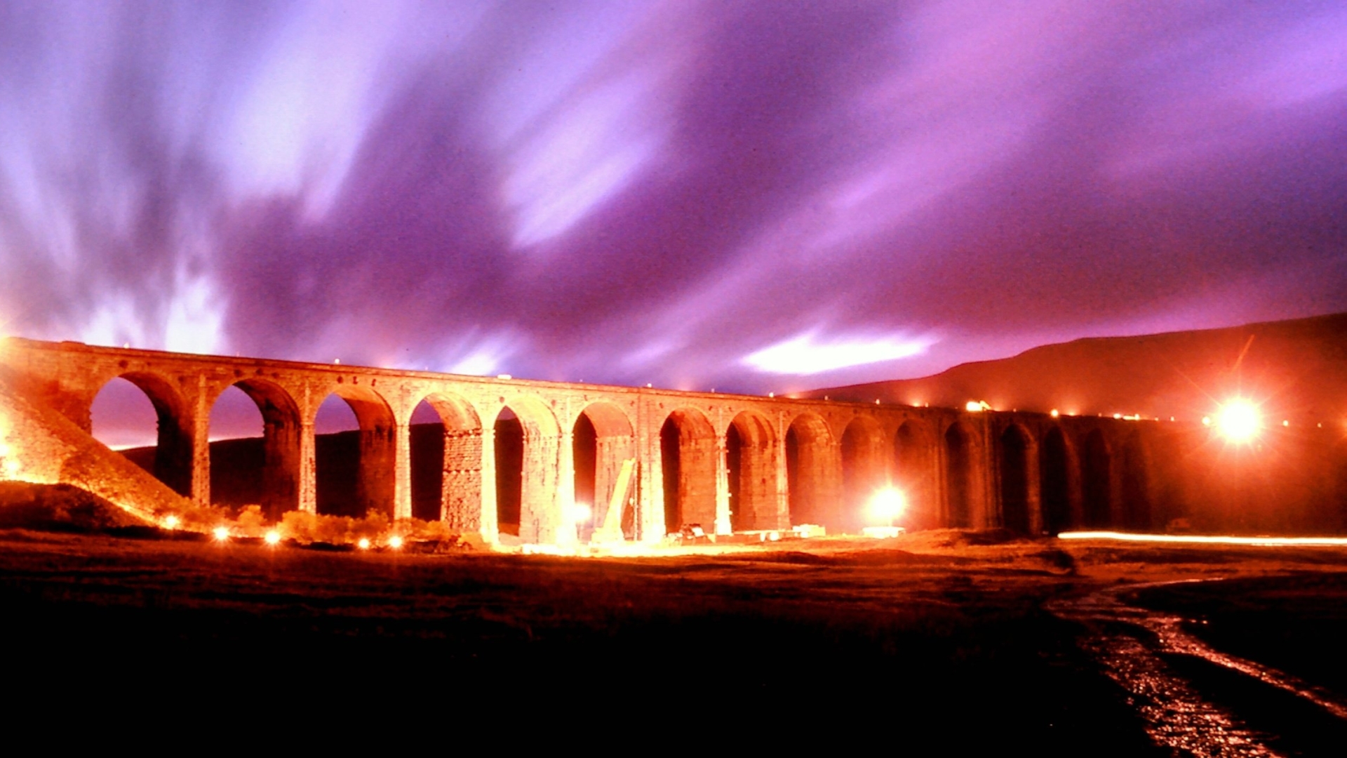 Download Man Made Ribblehead Viaduct HD Wallpaper
