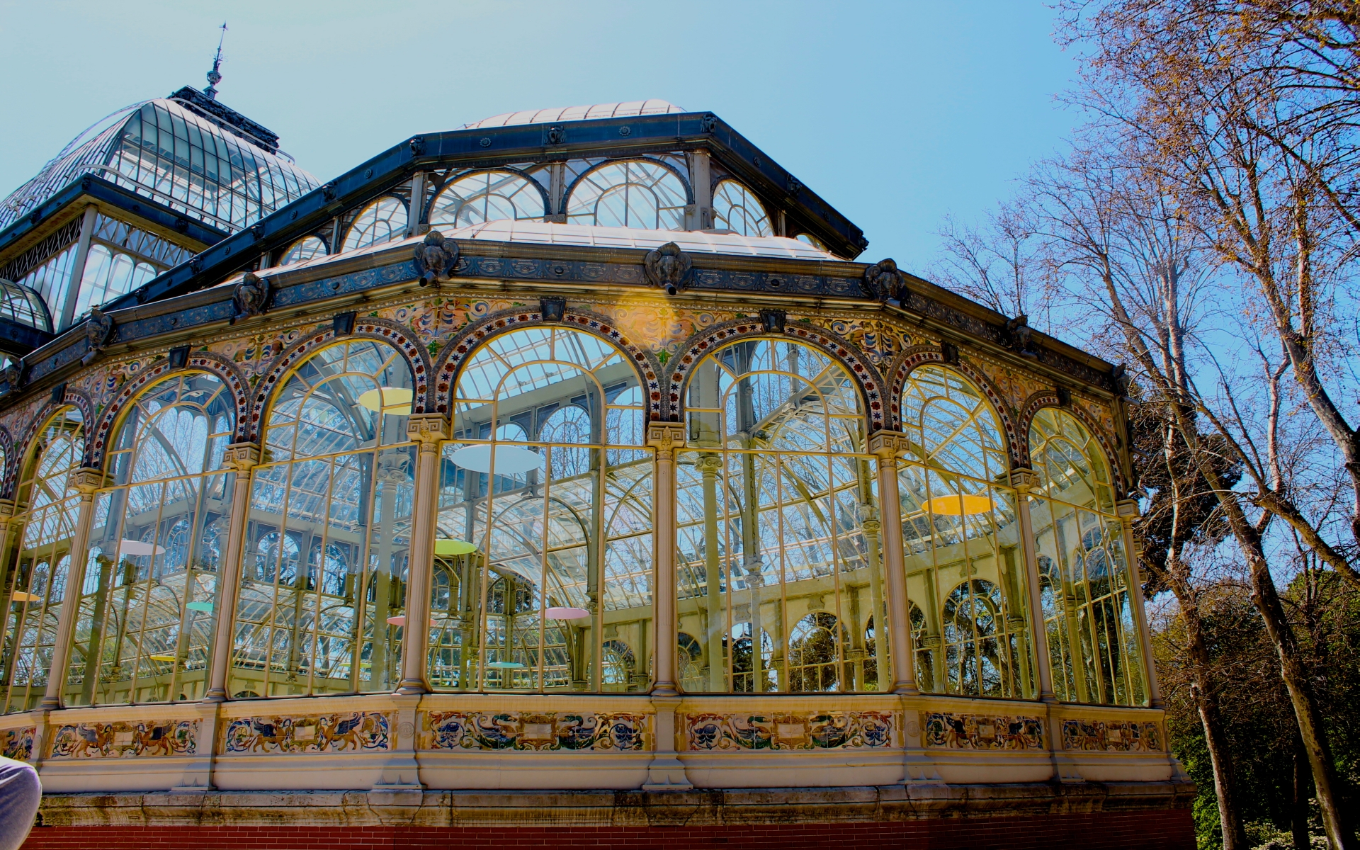 Download Man Made Palacio De Cristal HD Wallpaper