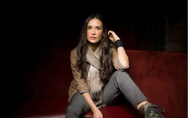 Stunning HD Wallpaper of Demi Moore