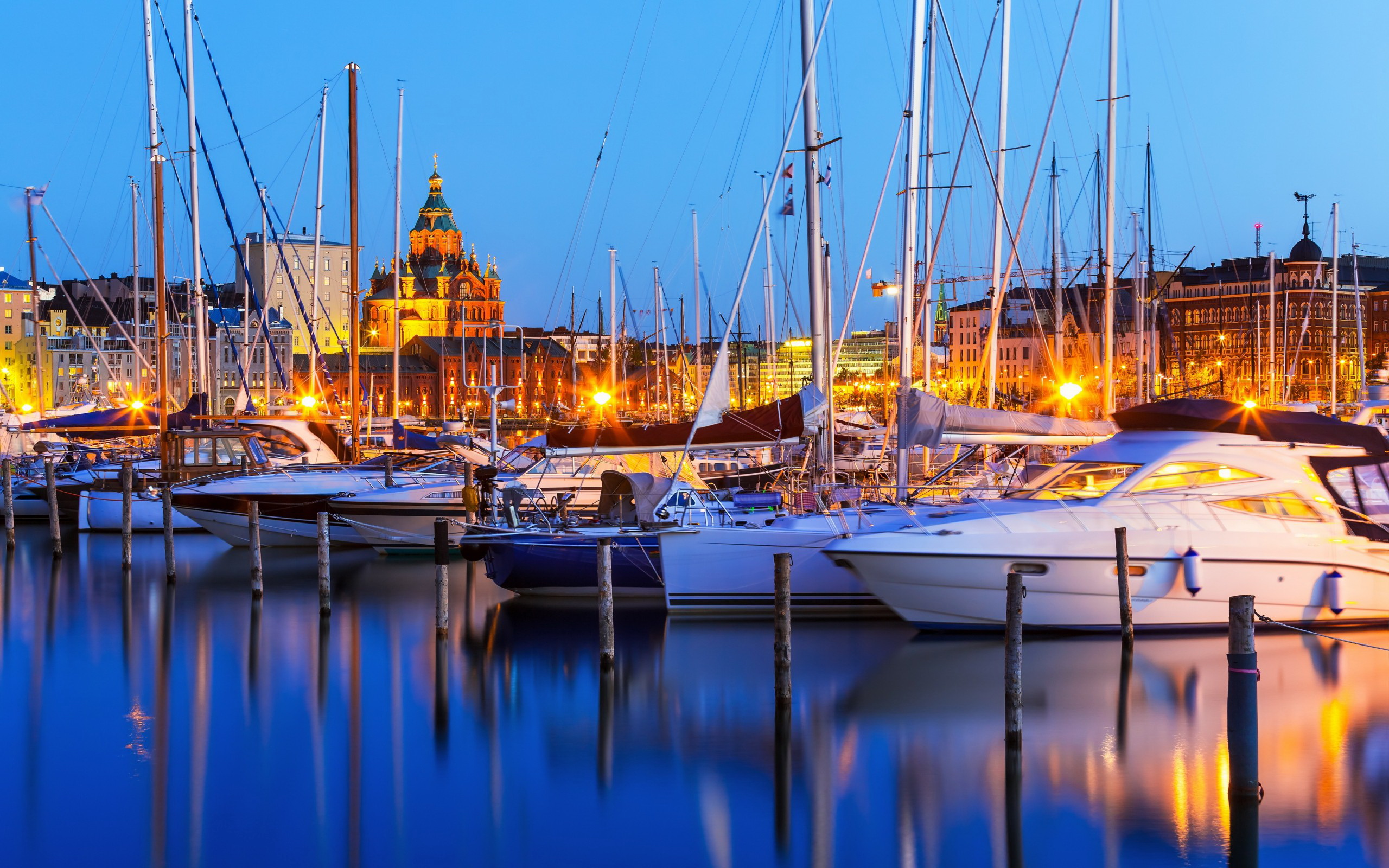 Download Man Made Harbor HD Wallpaper