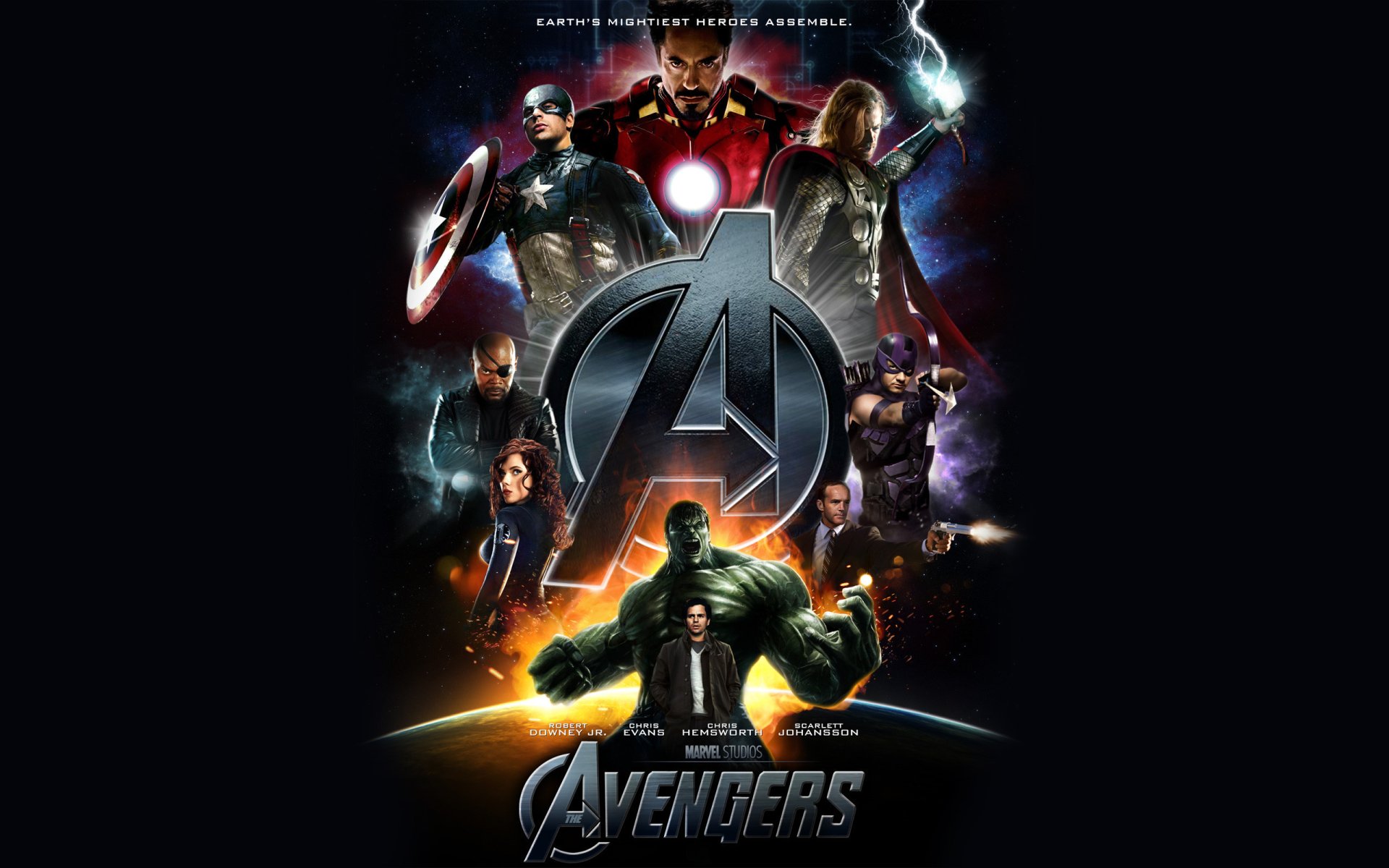 Epic Avengers HD Wallpaper: Hulk, Iron Man, Thor & Team Assemble!