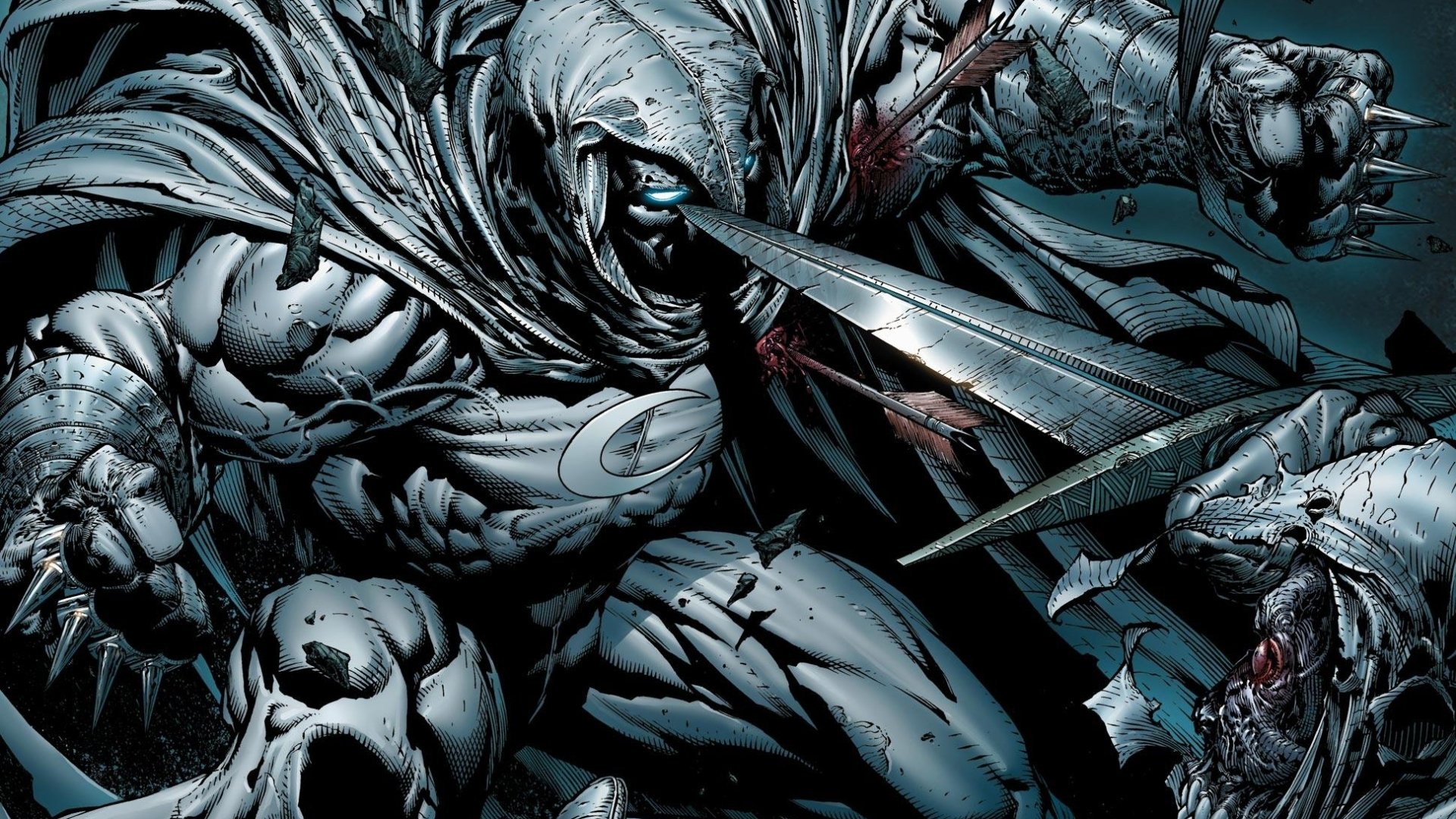 Download Comic Moon Knight HD Wallpaper